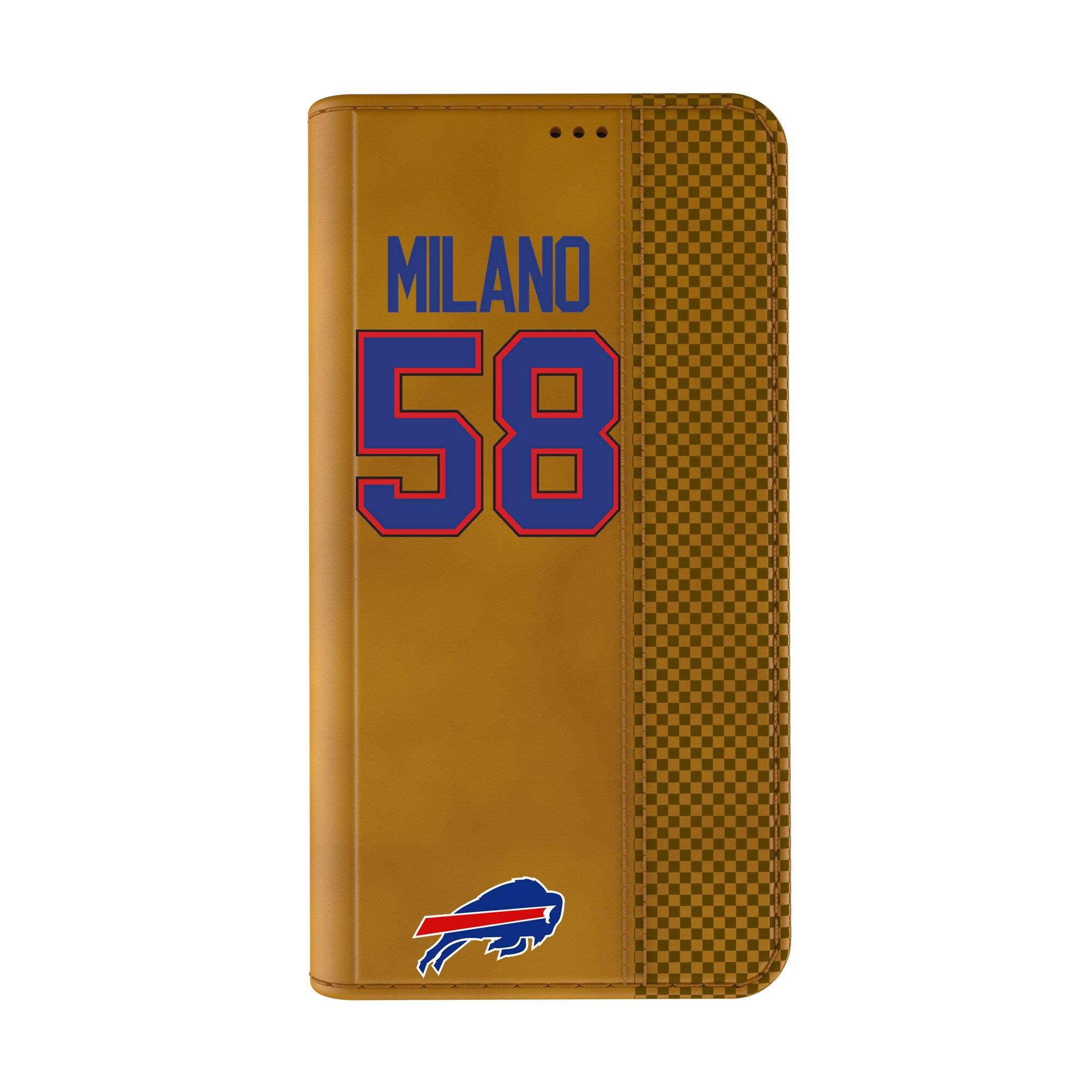 Keyscaper NFL Matt Milano Buffalo Bills Folio iPhone Case 16 Pro Brown ...