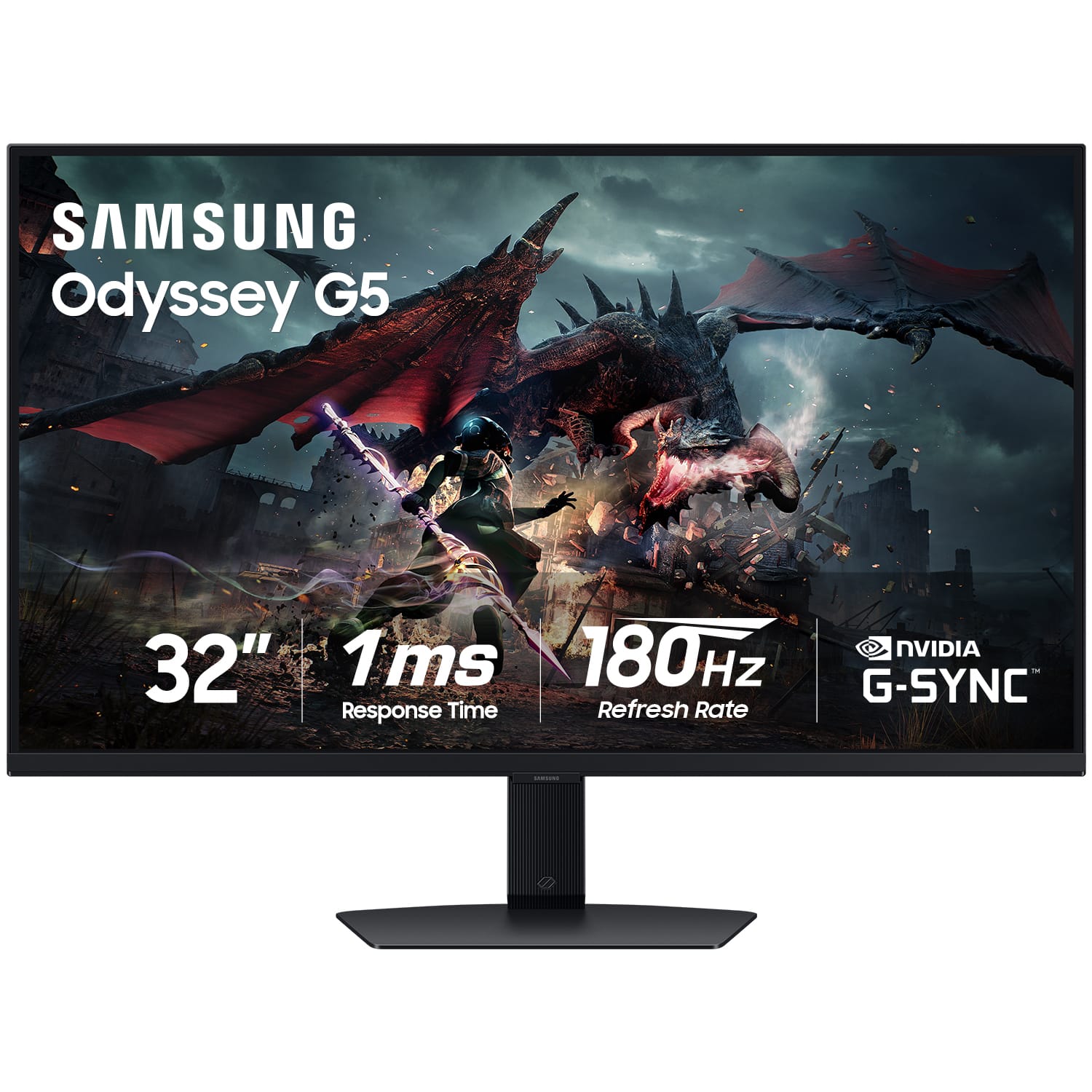 Customer Reviews: Samsung 32" Odyssey G50D QHD IPS 180Hz 1ms AMD FreeSync and G-Sync Compatible ...