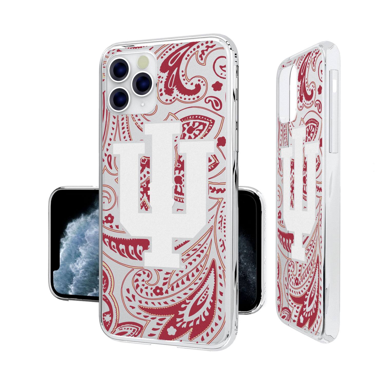 Keyscaper NCAA Indiana Hoosiers iPhone Paisley Design Clear Case ...