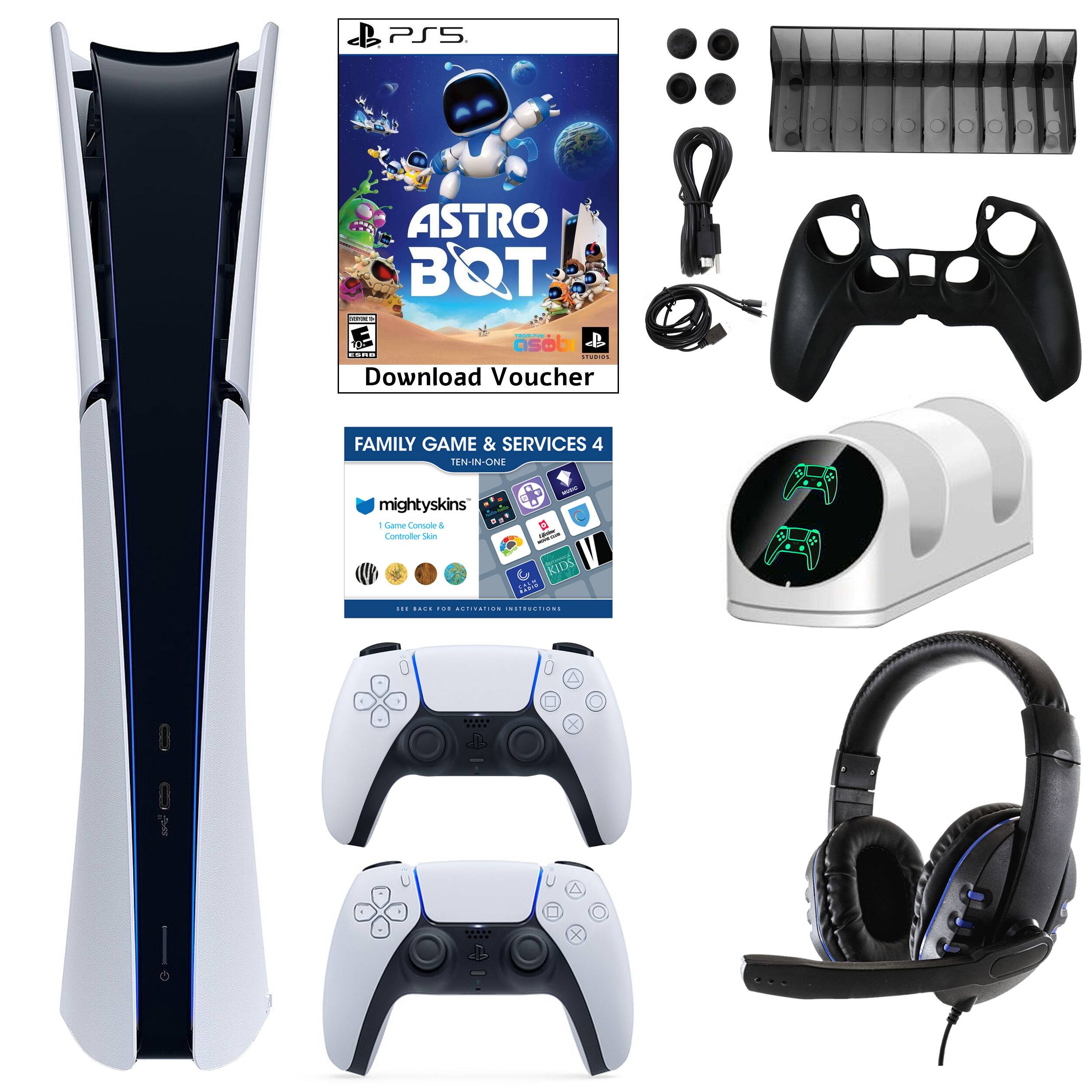 PS5 Digital Astrobot Console with Accessories Kit, Voucher & Extra ...