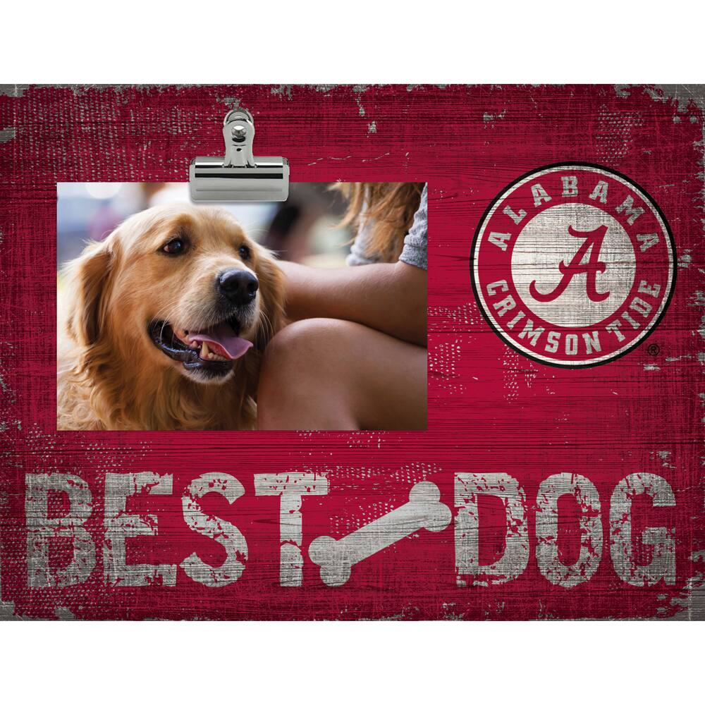 Fan Creations Alabama Crimson Tide 10.5" x 8" Best Dog Clip Photo Frame ...