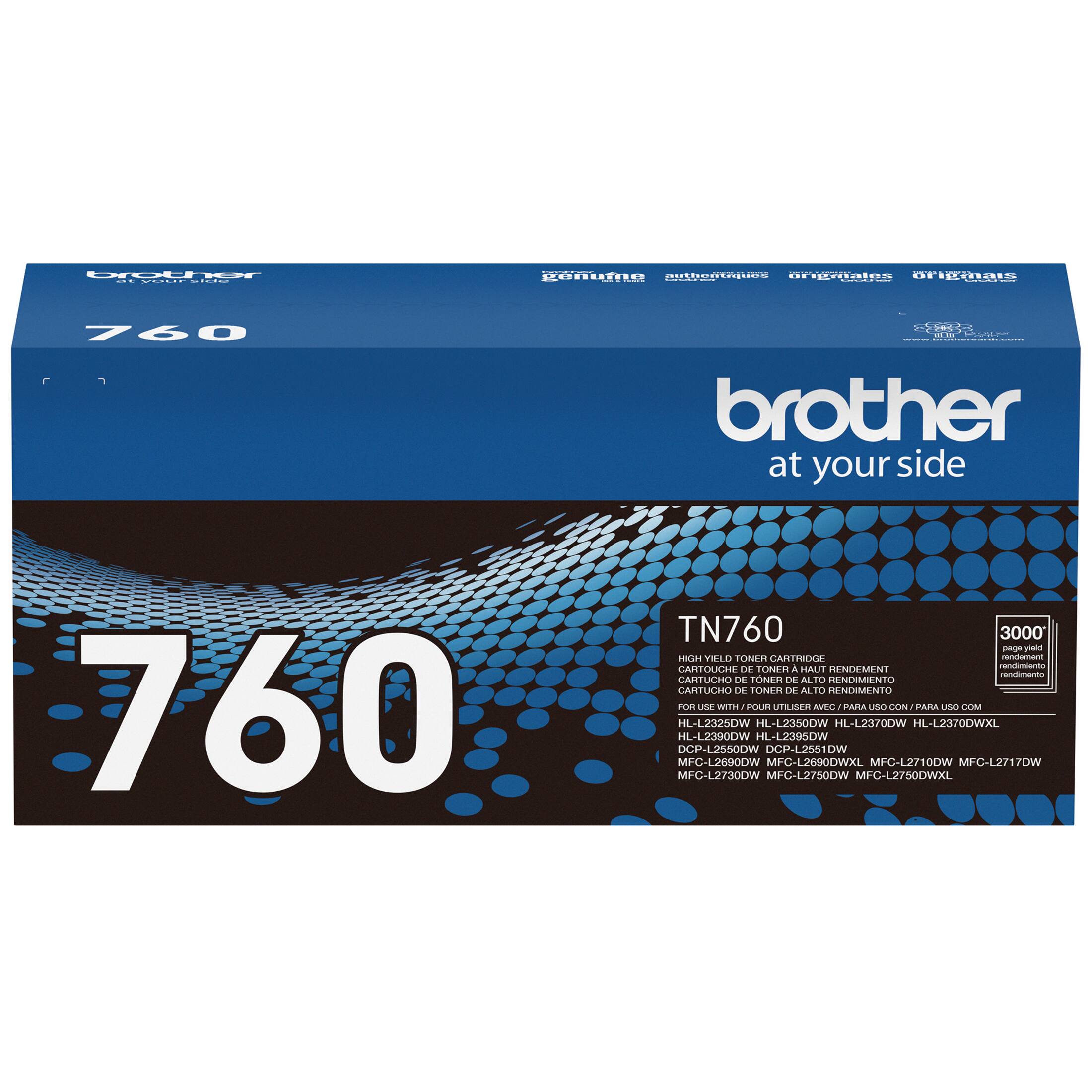 Brother TN760 High Yield Toner Cartridge Black TN-760 - Best Buy