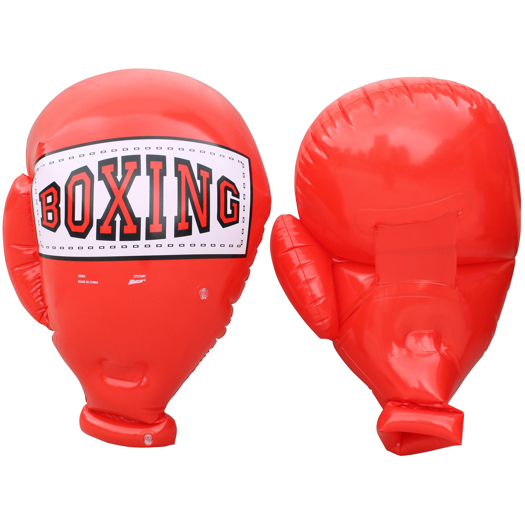 Banzai Kids Inflatable Mega Boxing Gloves (1) Pair, Colors Vary (Red ...