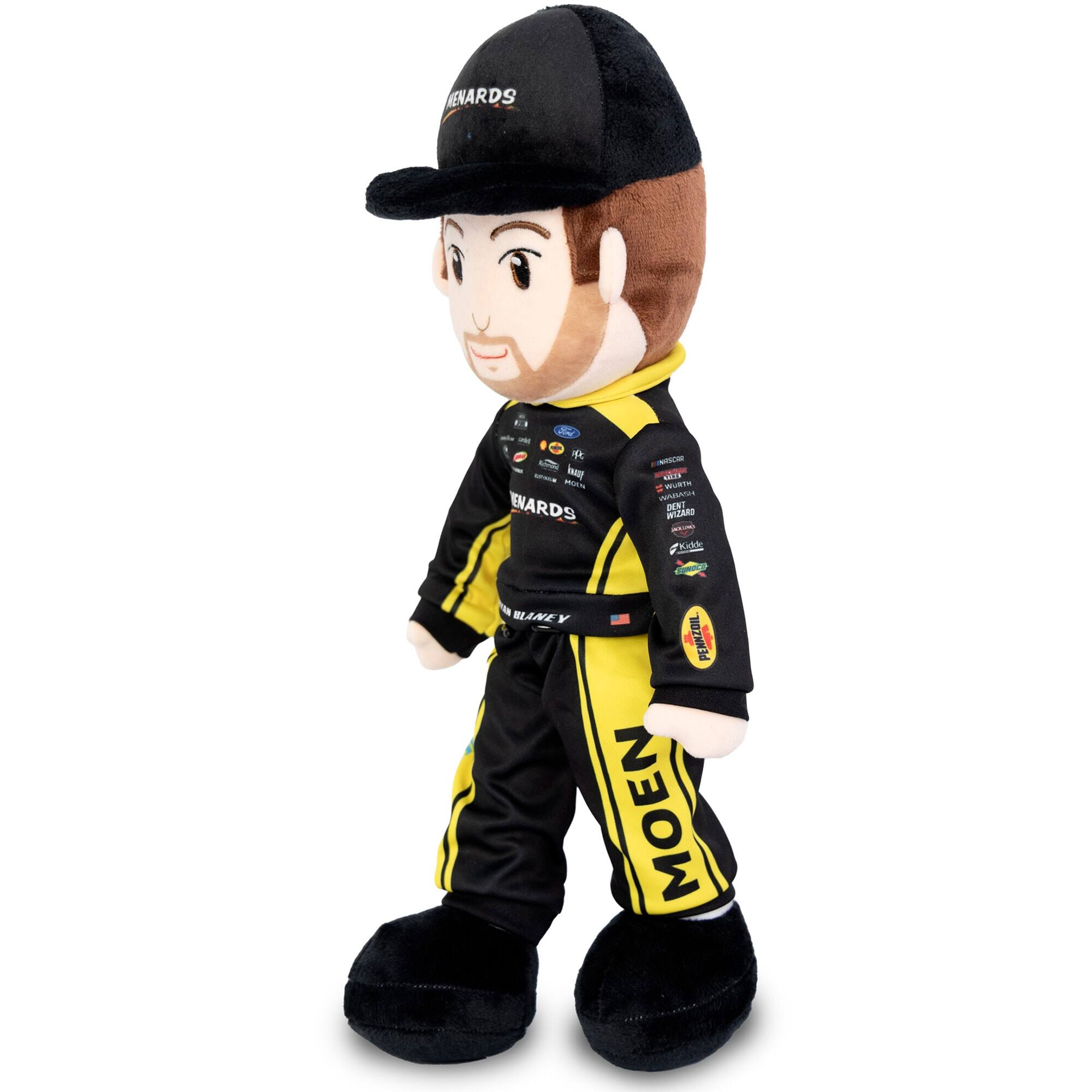 Team Penske Ryan Blaney 14" Rag Doll Black 201076282 - Best Buy