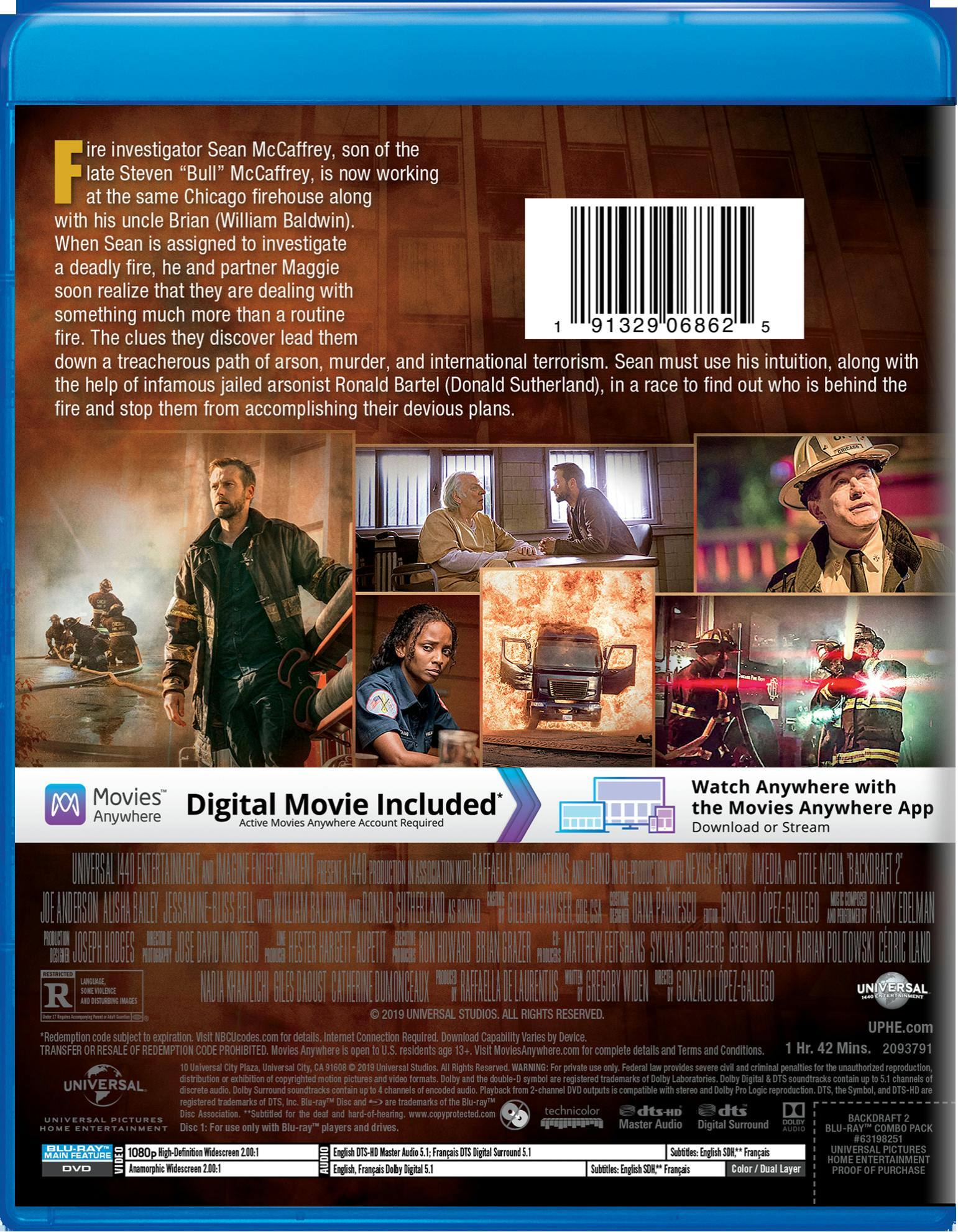 Backdraft 2 (DVD + Digital) [Blu ray] [Standard] - Best Buy