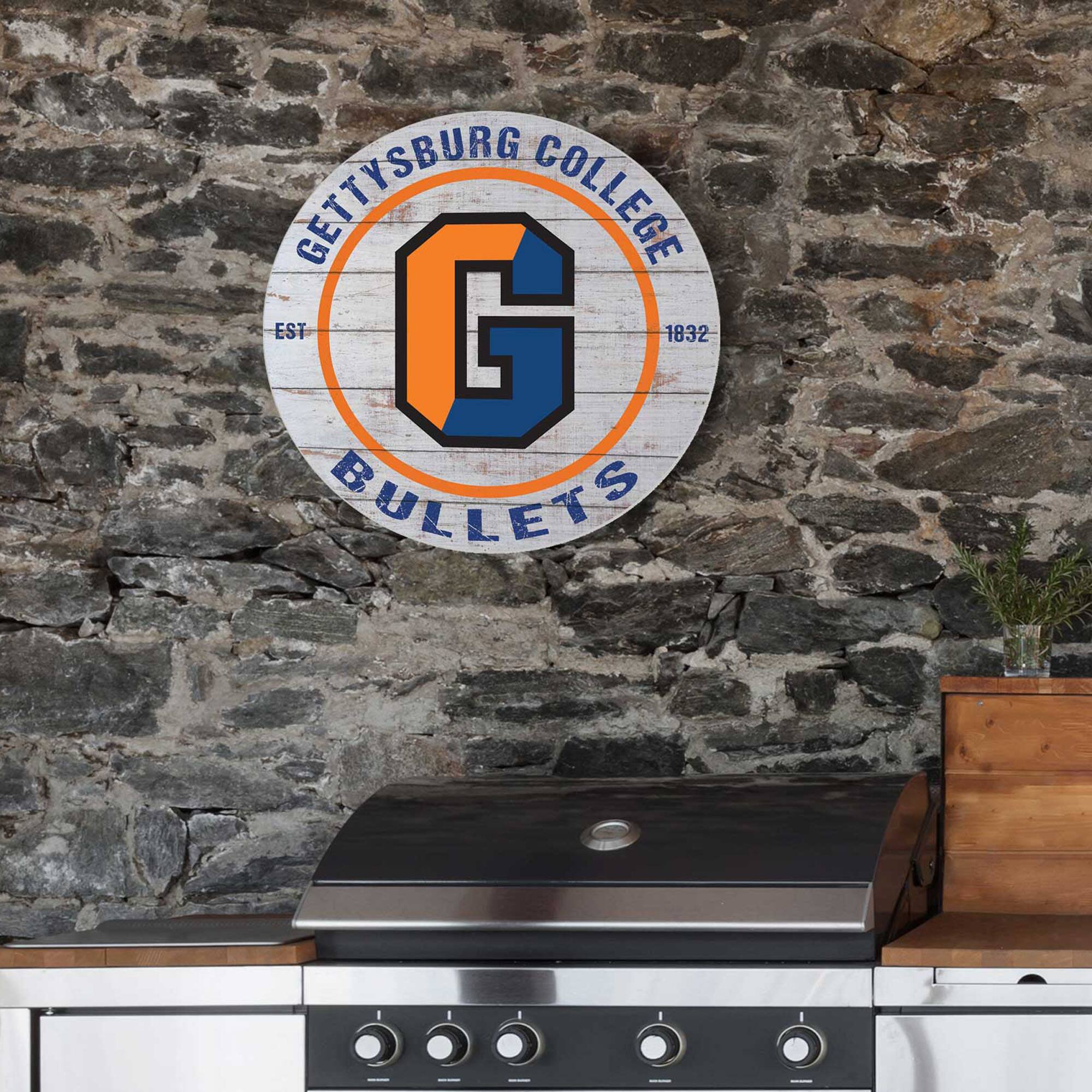 Jardine Gettysburg Bullets 20'' x 20'' Indoor/Outdoor Weathered Circle ...