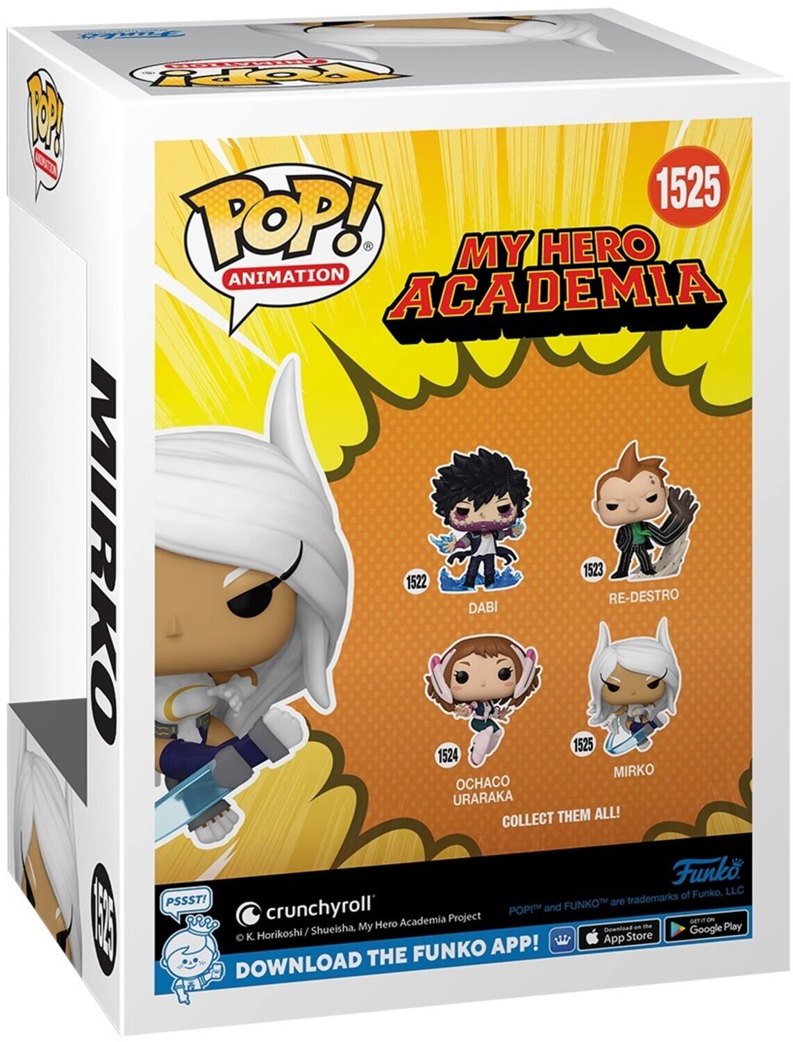 Funko POP! ANIME: My Hero Academia Mirkov (MHA) Collectibles Multicolor ...
