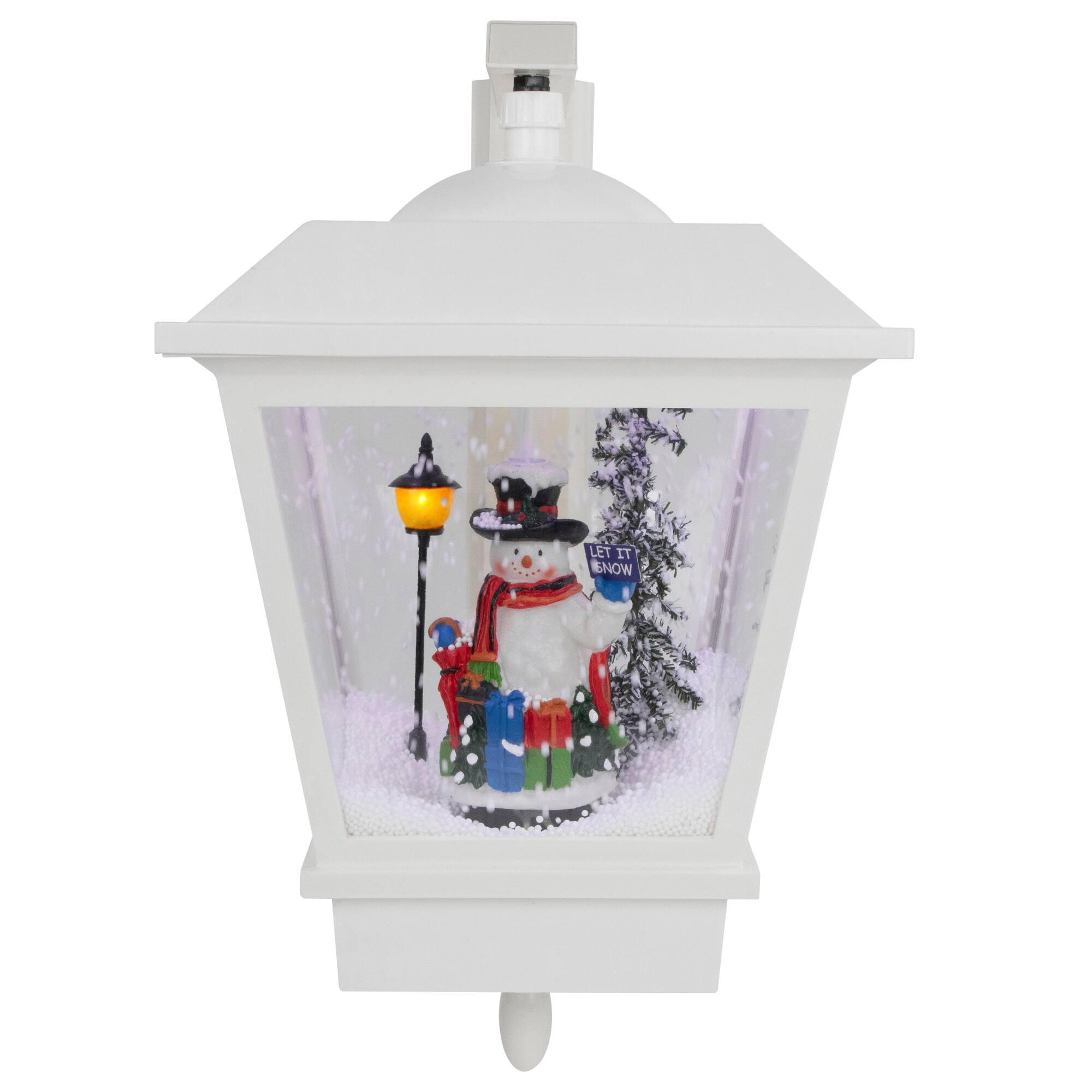 Northlight LED Lighted Musical Snowman Christmas Street Lamp Decoration ...