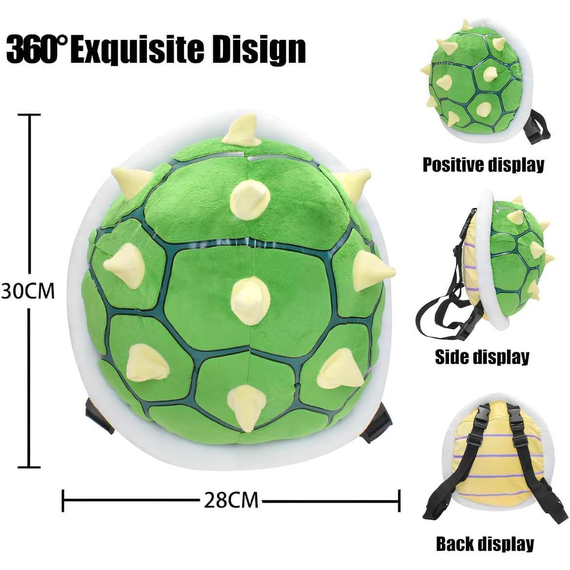 Stamp n Camp Green Backpack Ultra Yellow Spiked Turtle Shell Role Play ...