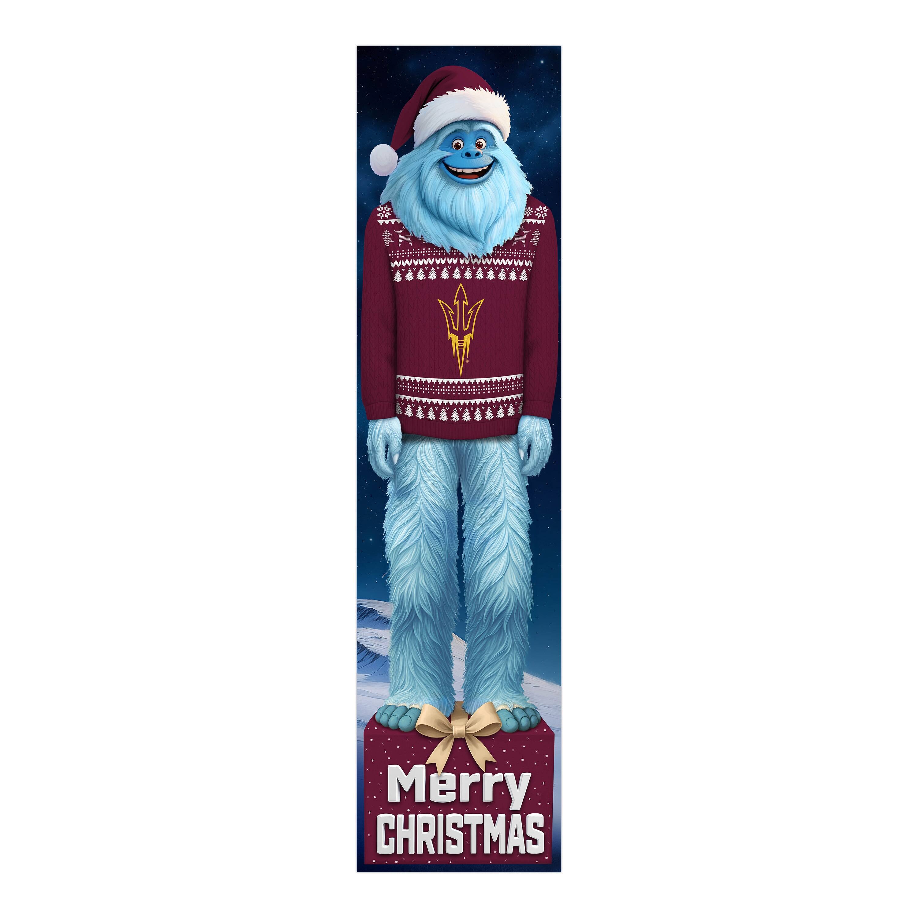 Fan Creations Arizona State Sun Devils 48" Yeti Christmas Leaner ...