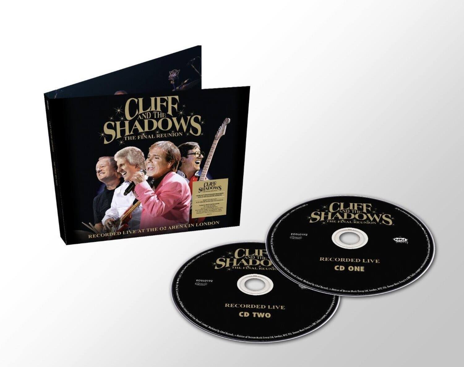 Cliff Richard & the Shadows Final Reunion Deluxe Gatefold 2CD Set ...