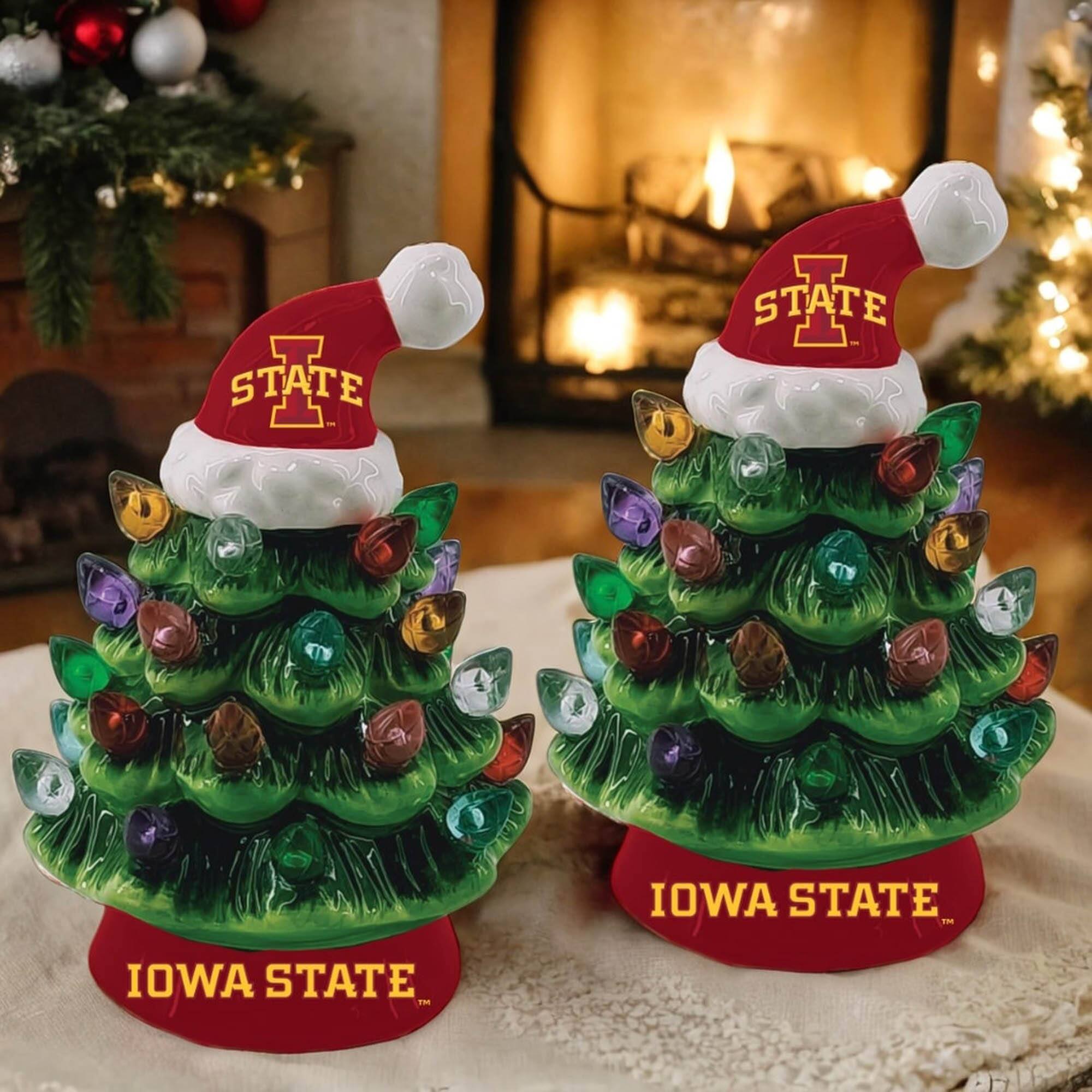 Evergreen Enterprises Iowa State Cyclones 2 Pack 4" Ceramic LED ...