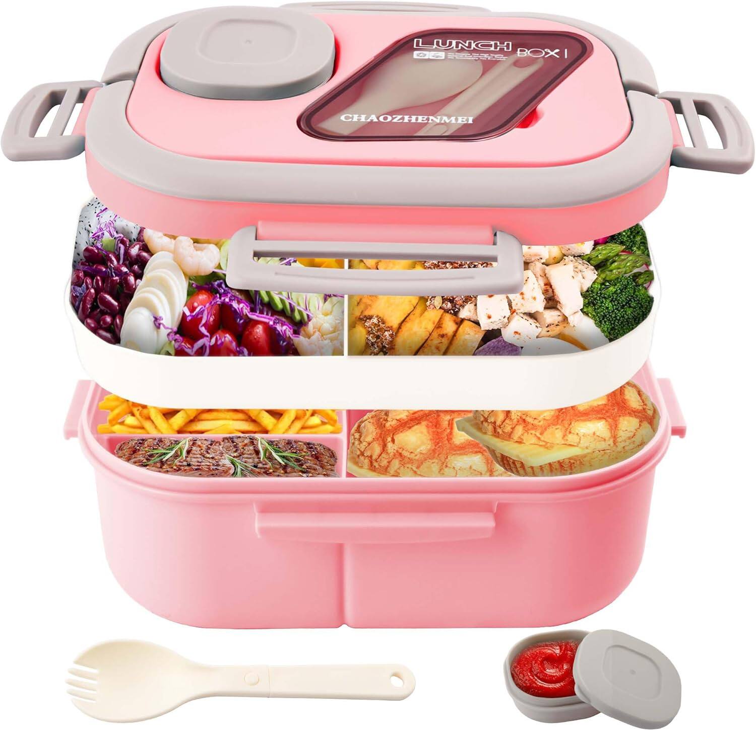 Auledio - 1PC Convenient Insulated Lunch Box,Oval Sealed Fresh-keeping ...