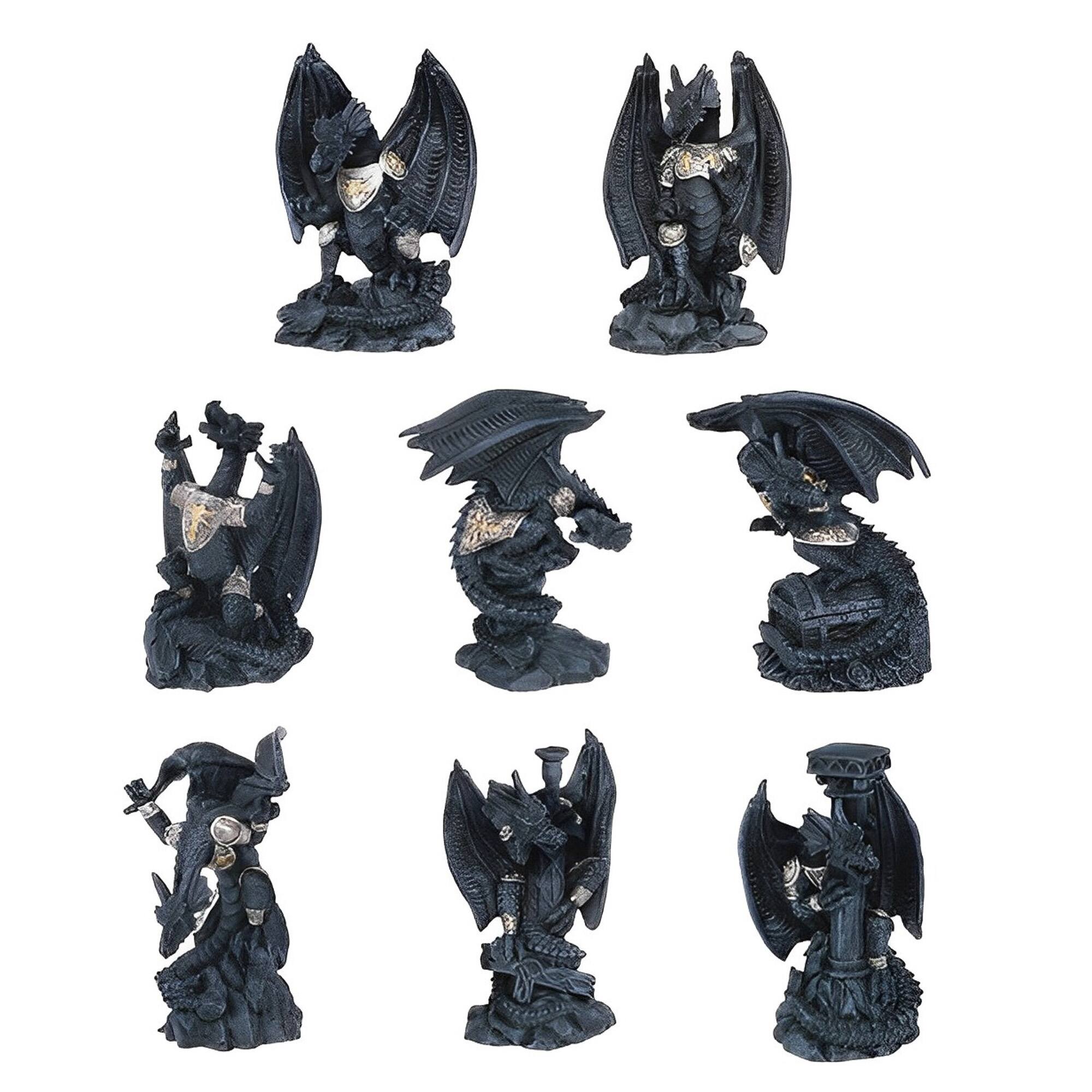 FC Design 8 PC Medieval Mini Dragons 3"H Figurine Statue Set Office ...