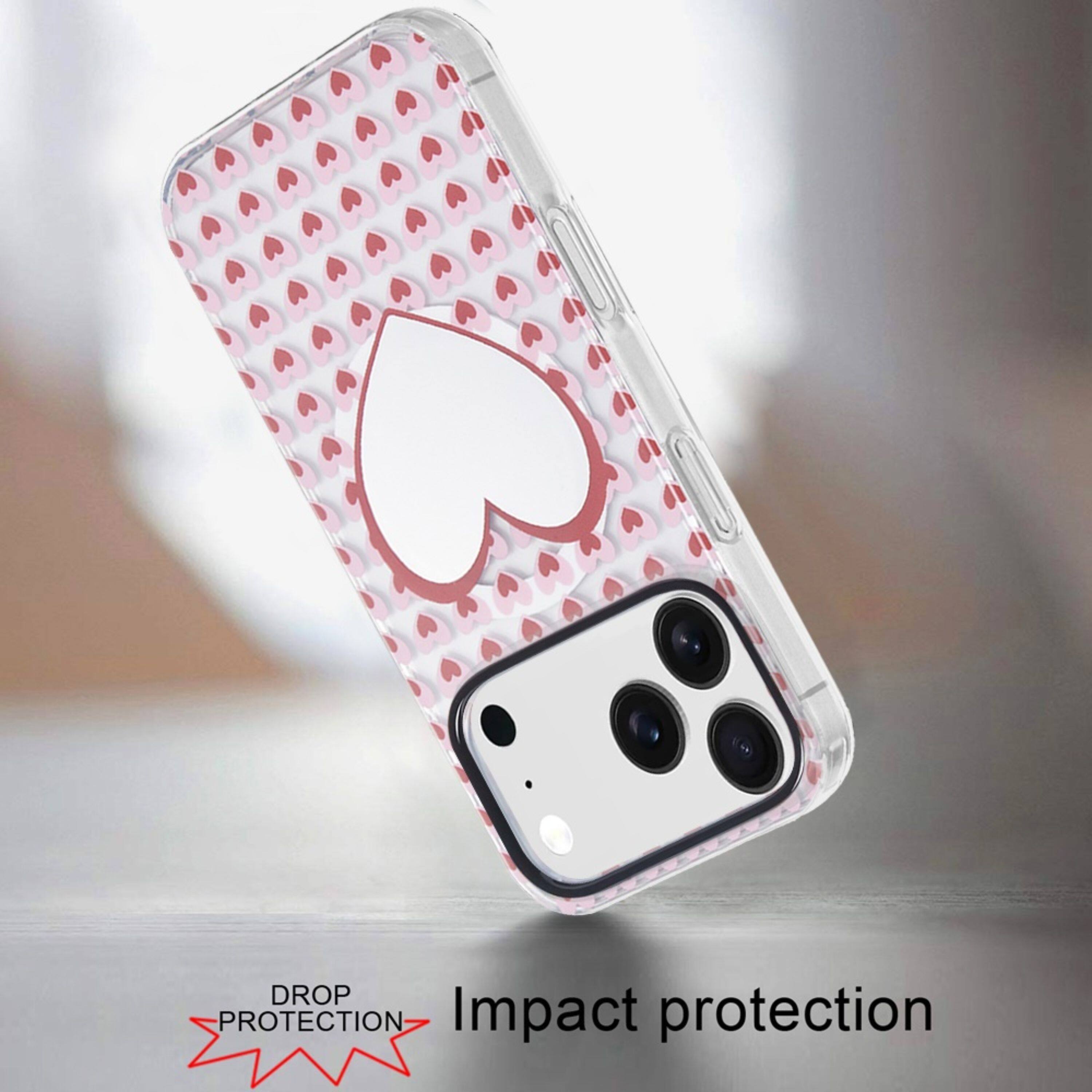 Kitcheniva IMD Dual Layer Phone Case With Magnetic Circle Tempered ...
