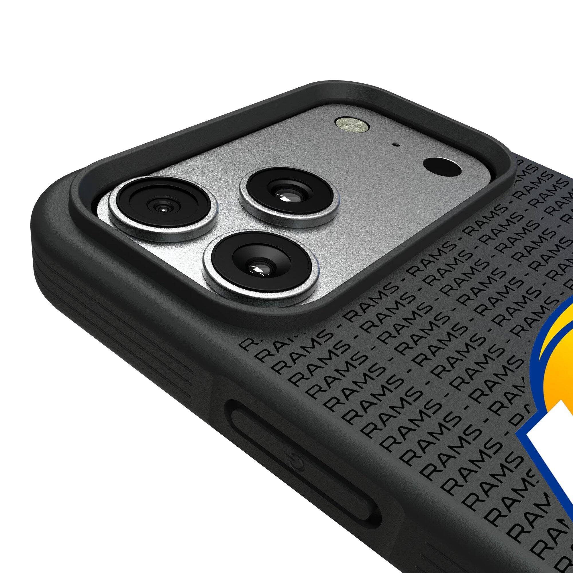 Keyscaper NFL Los Angeles Rams iPhone Text Backdrop Design Bump Case 15 ...