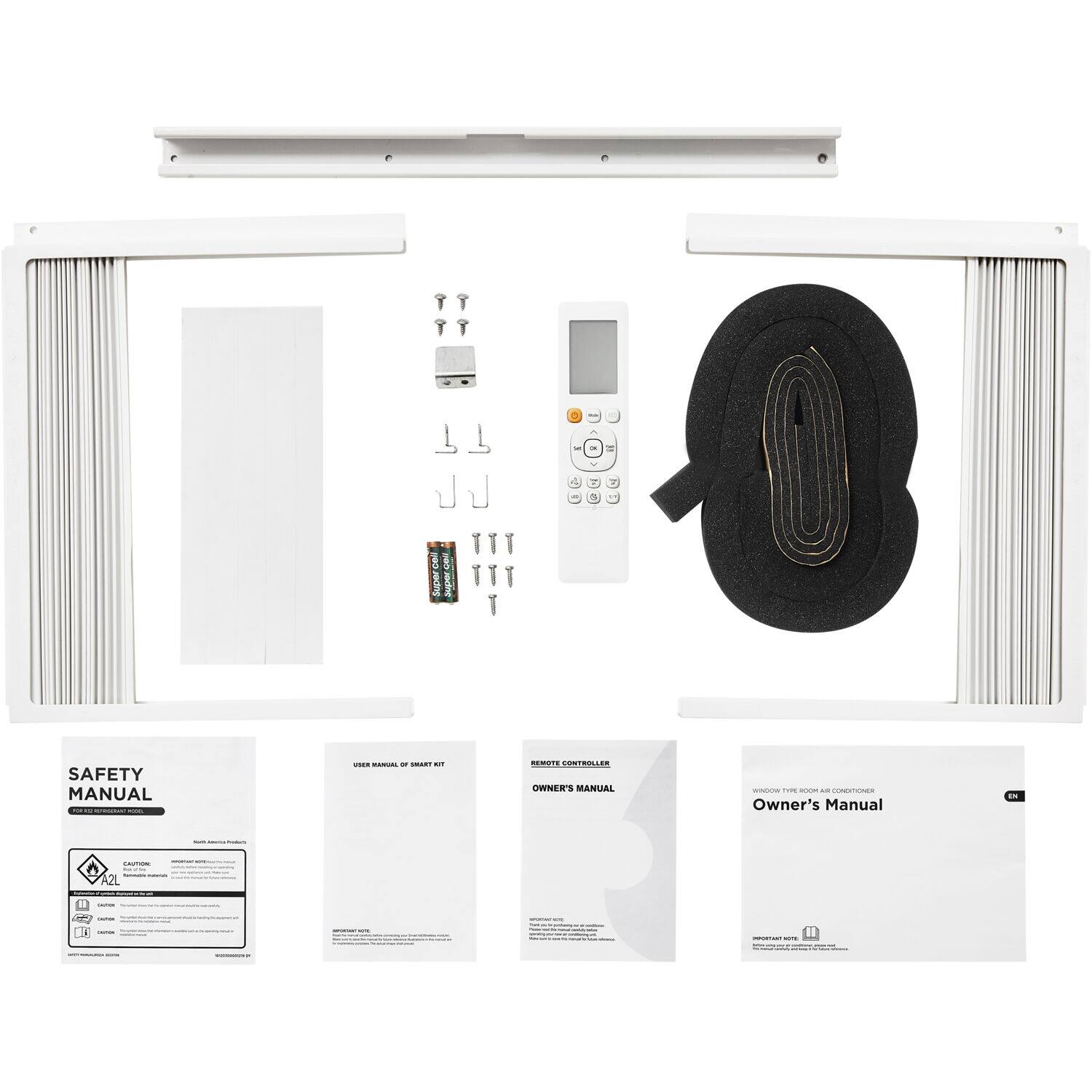 Keystone 650 Sq. Ft 14,000 BTU Window Mounted Inverter Air Conditioner ...