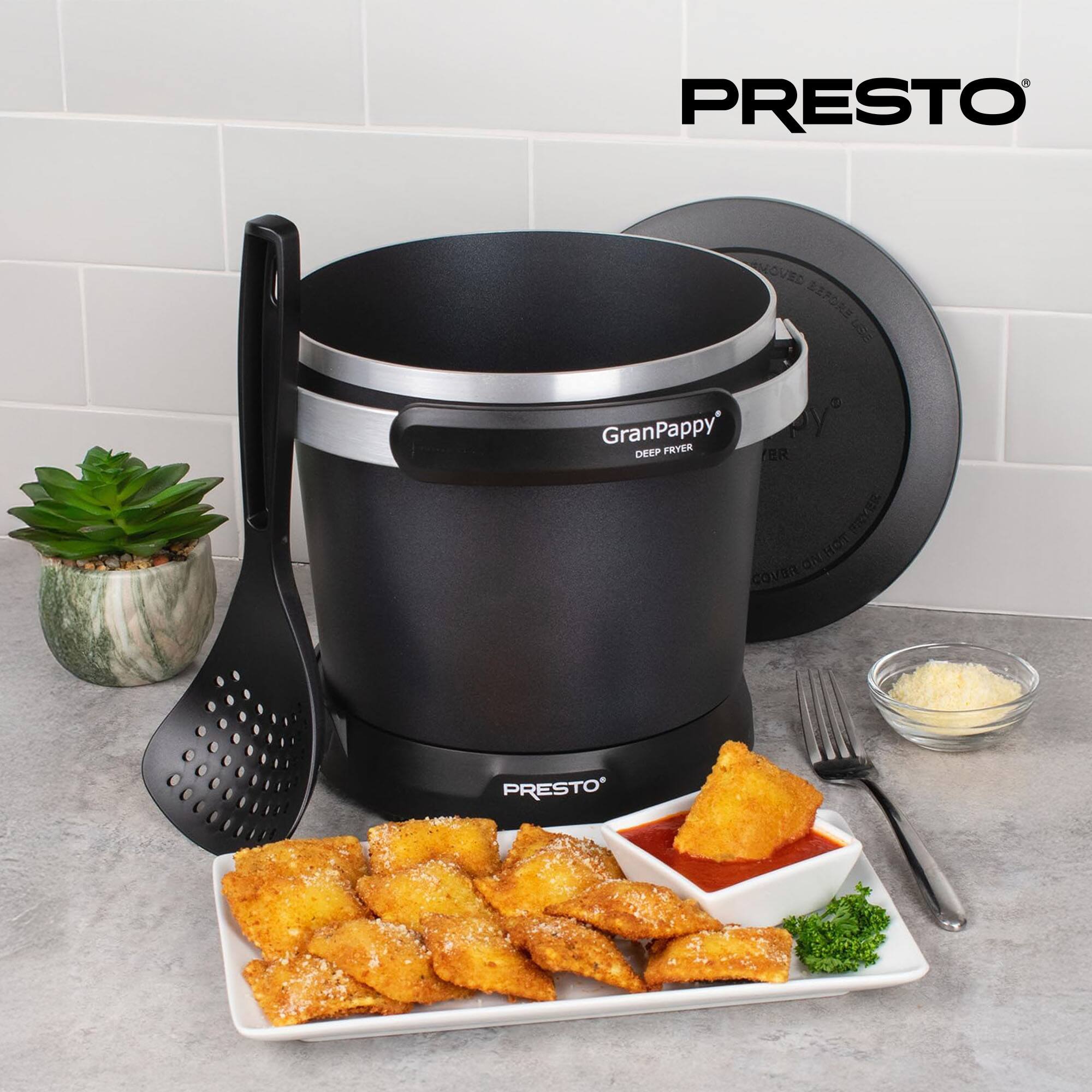 Presto 05411 Granpappy Electric Deep Fryer Black 05411 - Best Buy