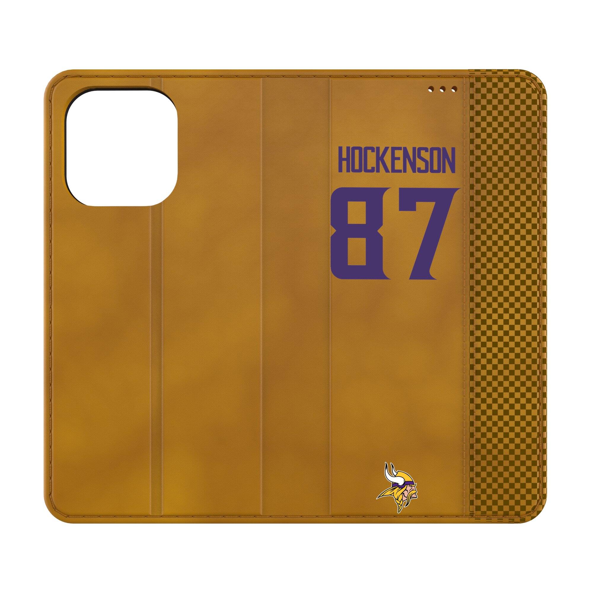 Keyscaper NFL T.J. Hockenson Minnesota Vikings Folio iPhone Case 16e ...