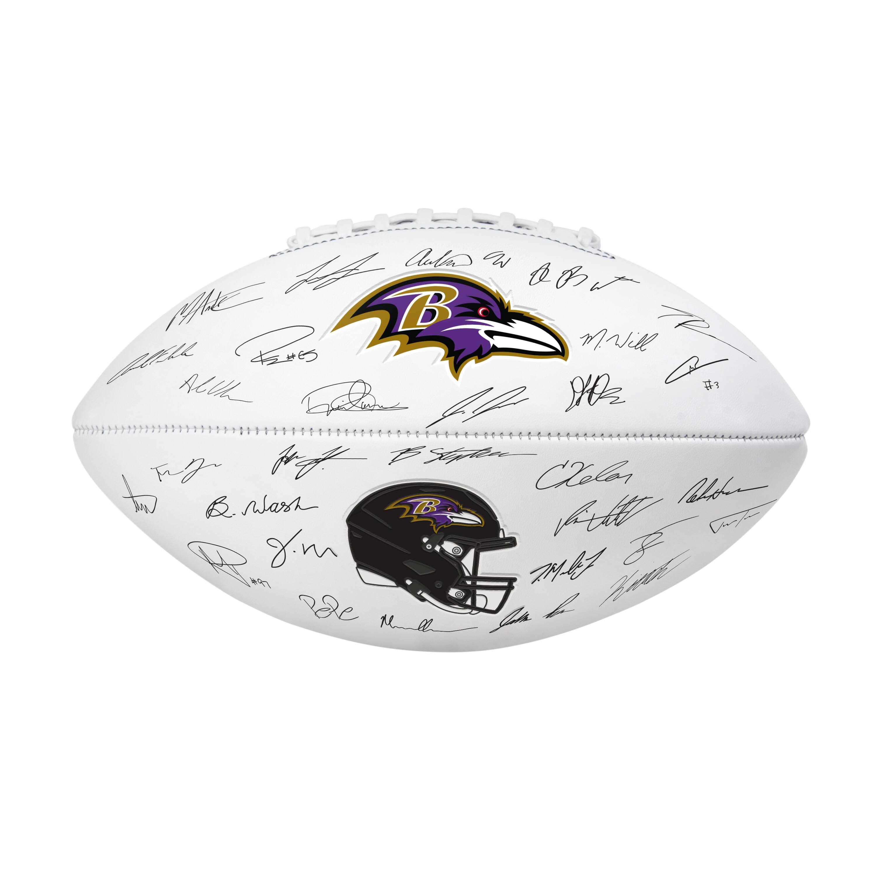 Logo Brands Baltimore Ravens Signature Football Black 202165018 - Best Buy