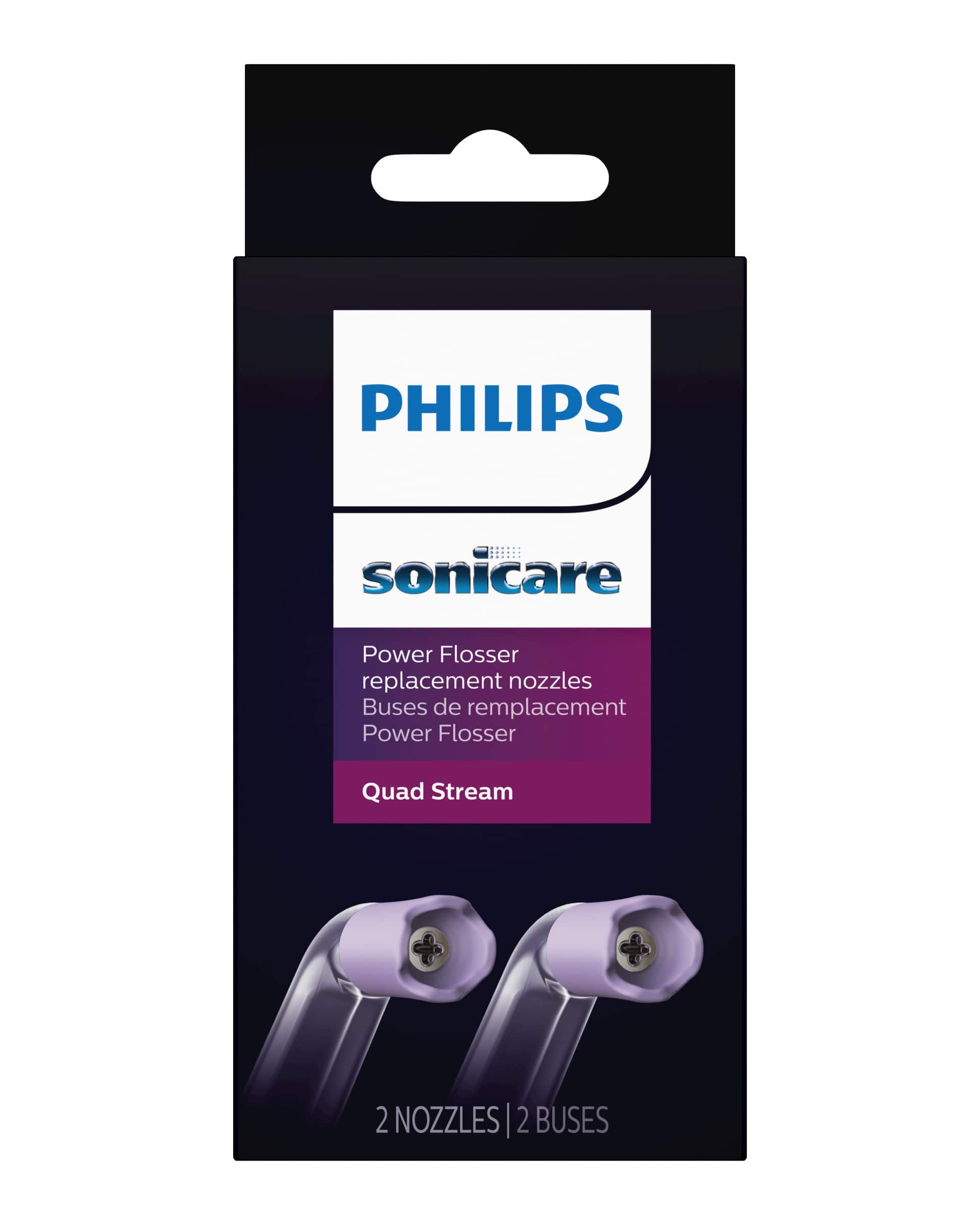 Best Buy: Philips Sonicare Power Flosser Quad Stream Tips (F3), 2pk ...