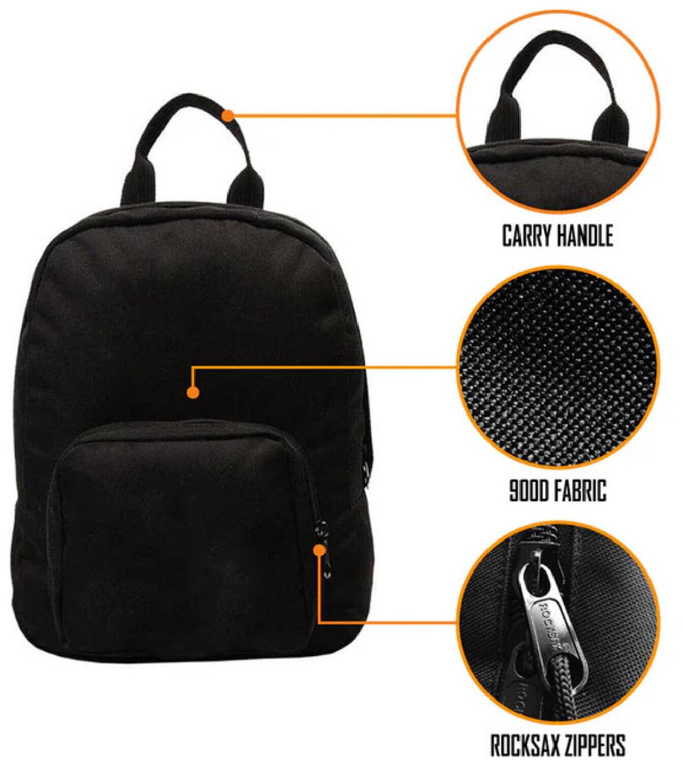 PopMarket Korn Rocksax Korn Issues Logo Mini Backpack (Black ...