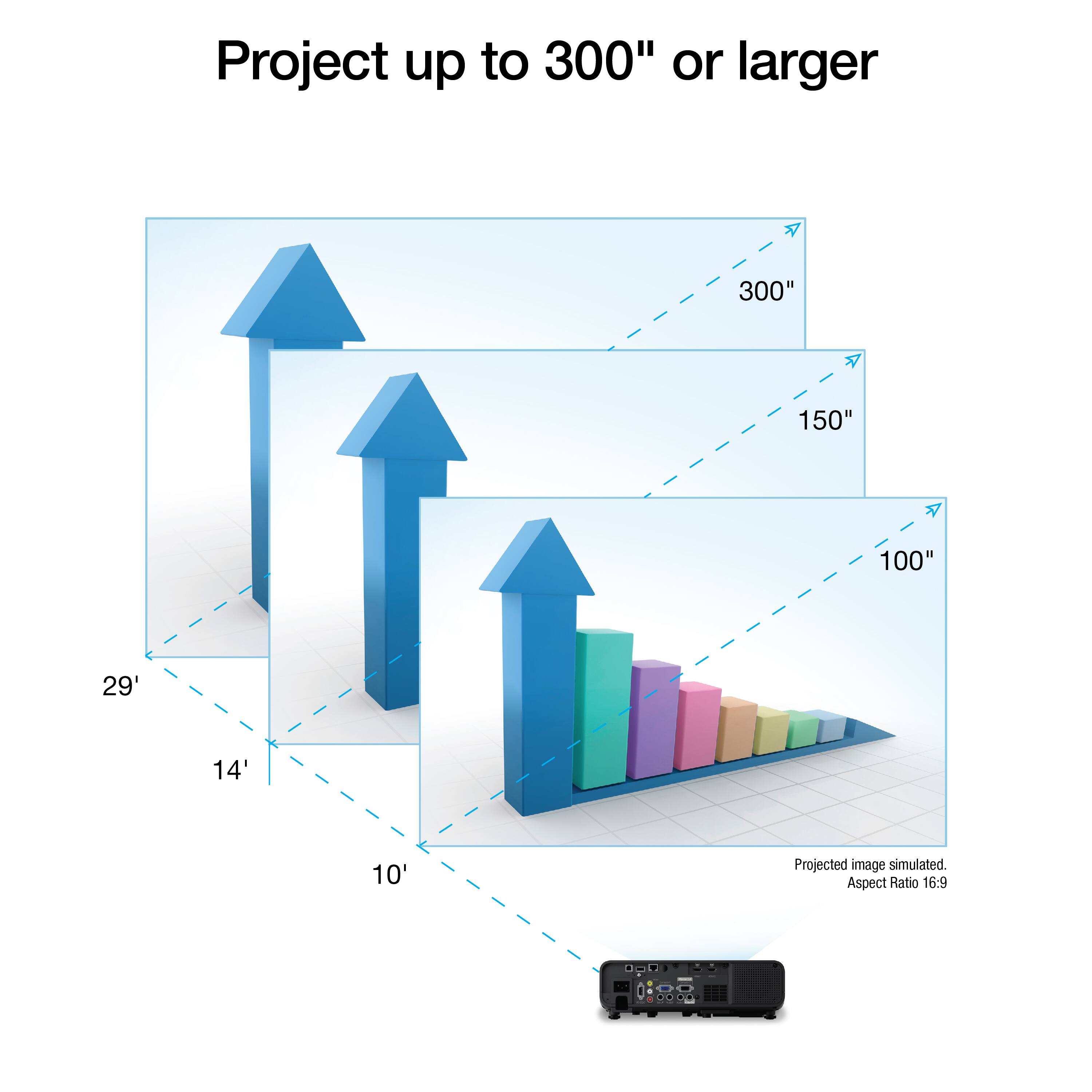 Epson Pro EX11000 3LCD Full HD 1080p Wireless Laser Projector Black ...