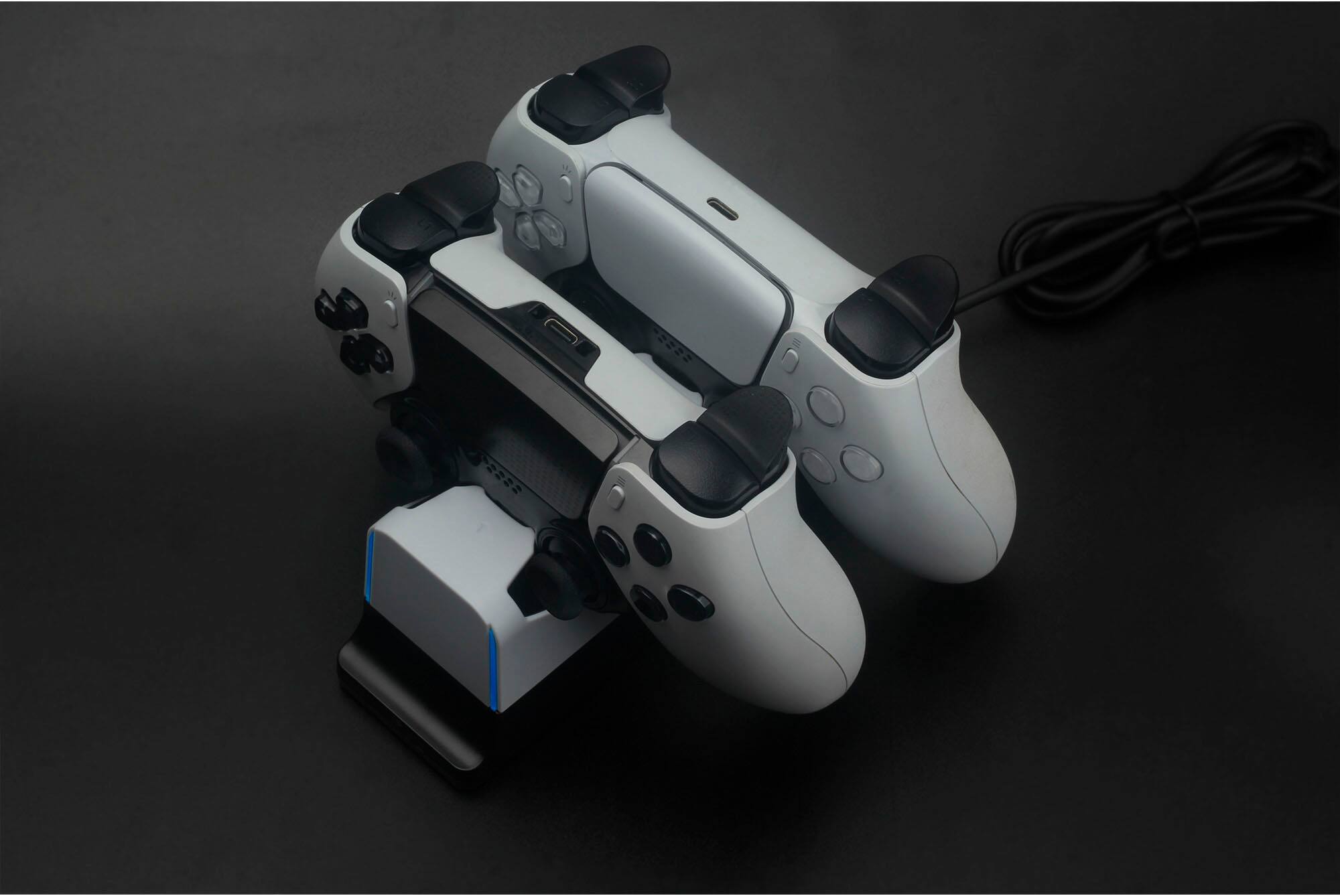 NEXT Dual Controller Charging Station for Playstation 5 White NX-PS5CHRG2 - Best Buy