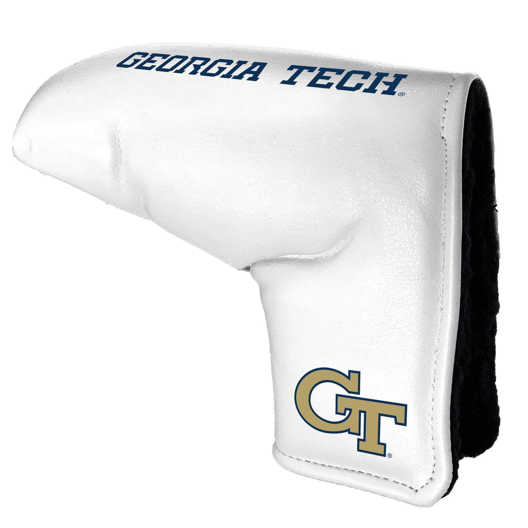 Team Golf Georgia Tech Yellow Jackets Tour Blade Putter Cover White ...