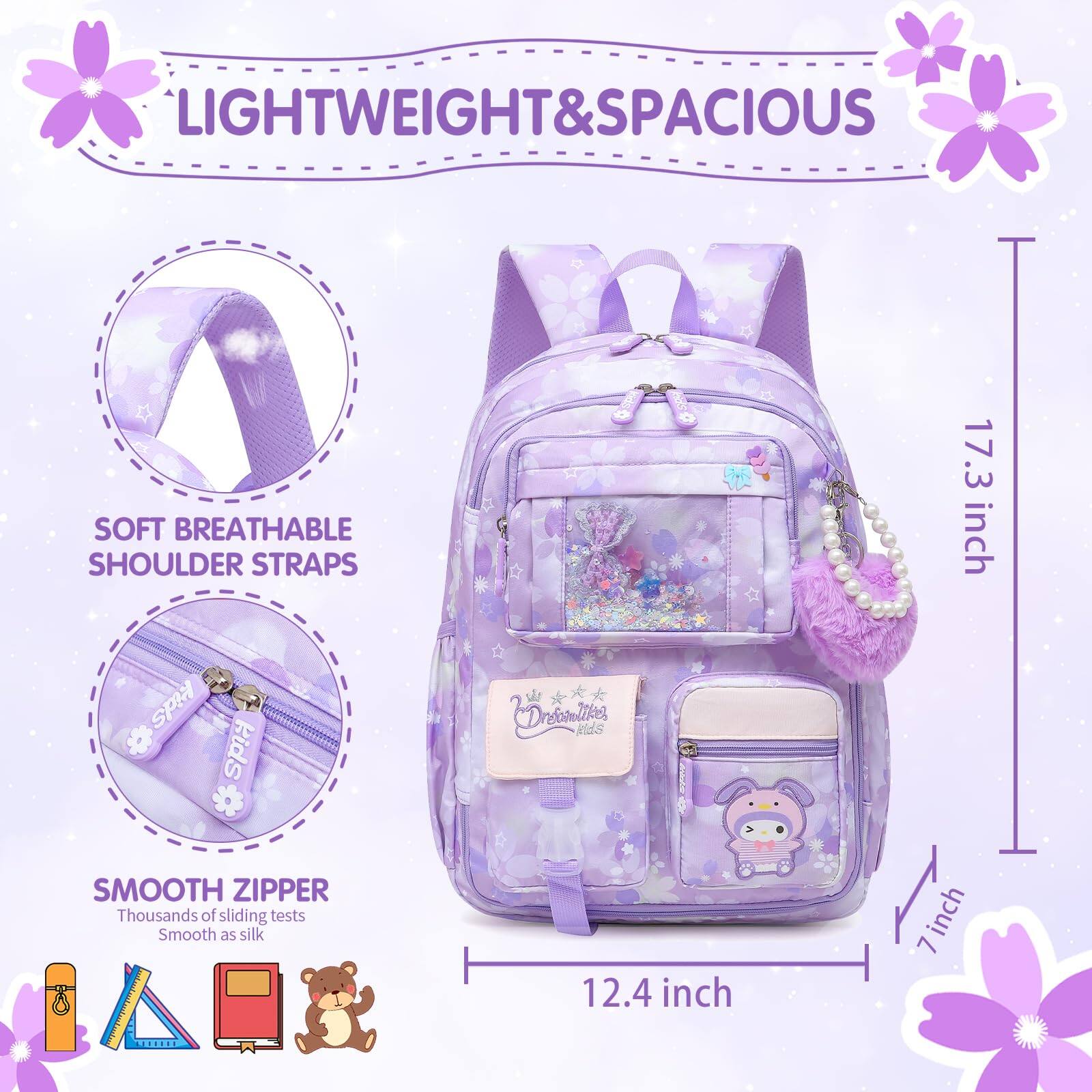 Pacoar Cade Lovely Backpack School Bag For Students Book With Multiple ...