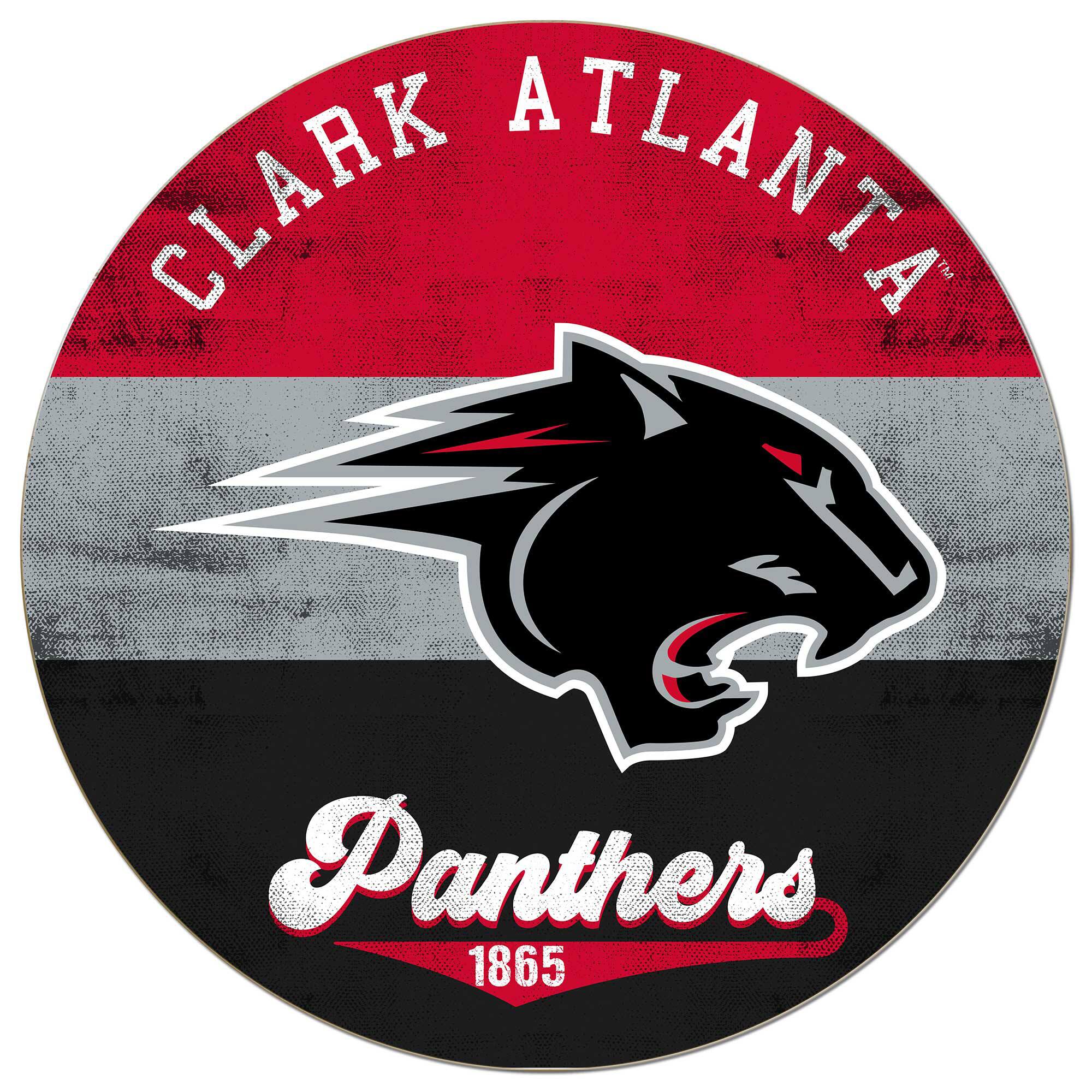 Jardine Clark Atlanta University Panthers 20'' x 20'' Retro Logo Circle ...