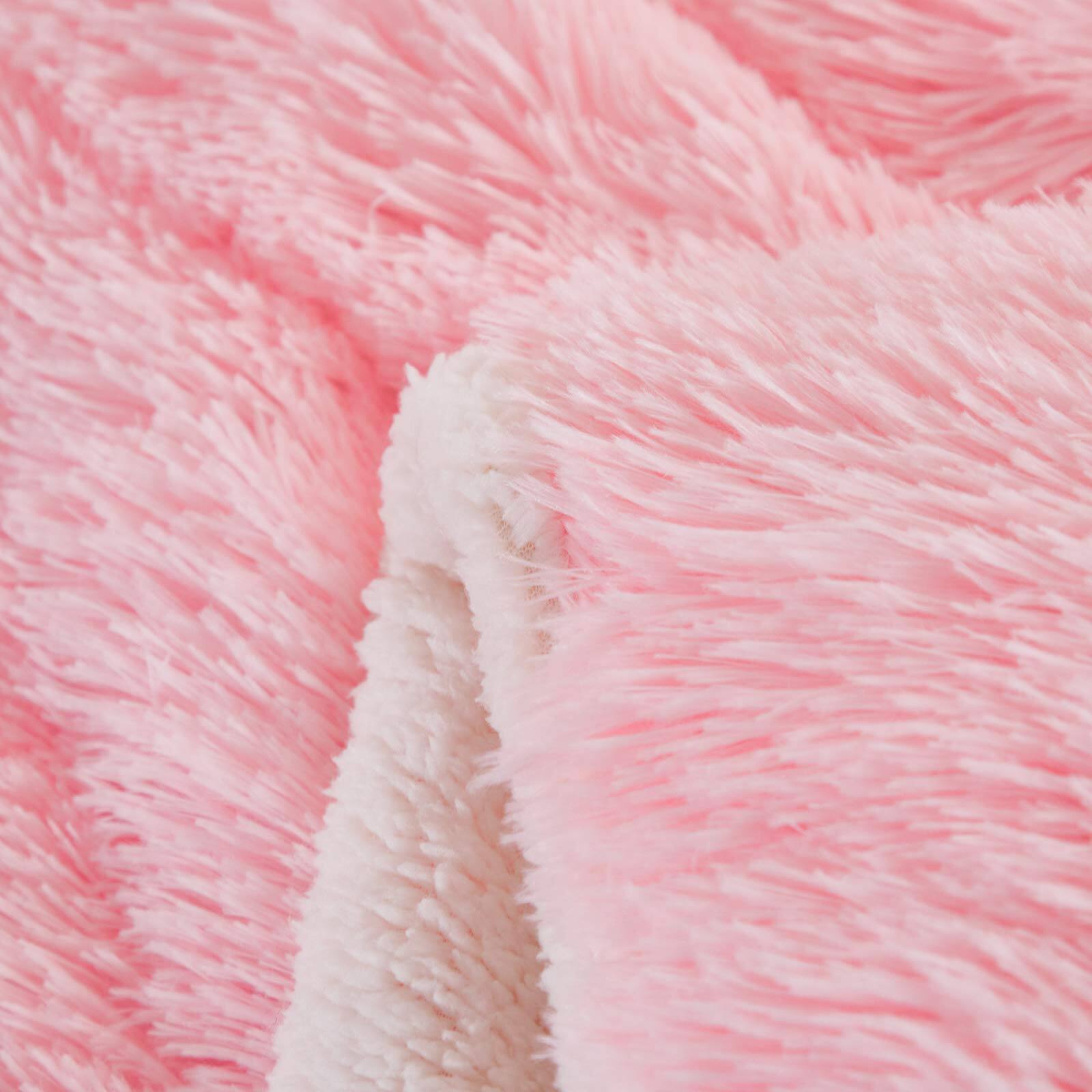 Paradigms Interiors Plush Shaggy Comforter Set Size Luxury Faux Sherpa ...