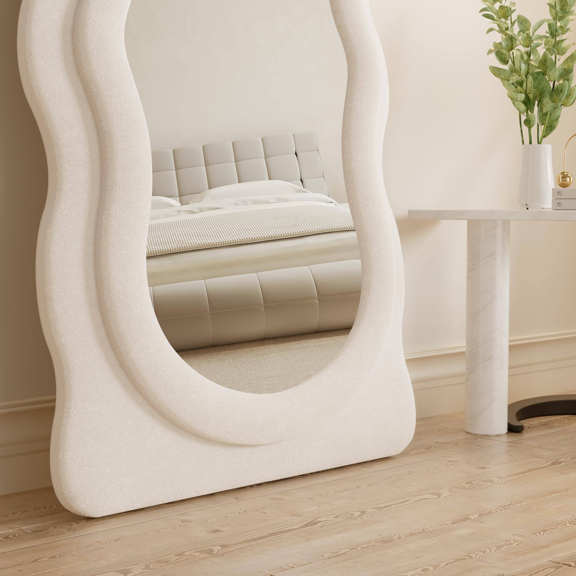 Comfort Essence Full Length Mirorr 63"x24" Mirrors Irregular Wavy wall ...