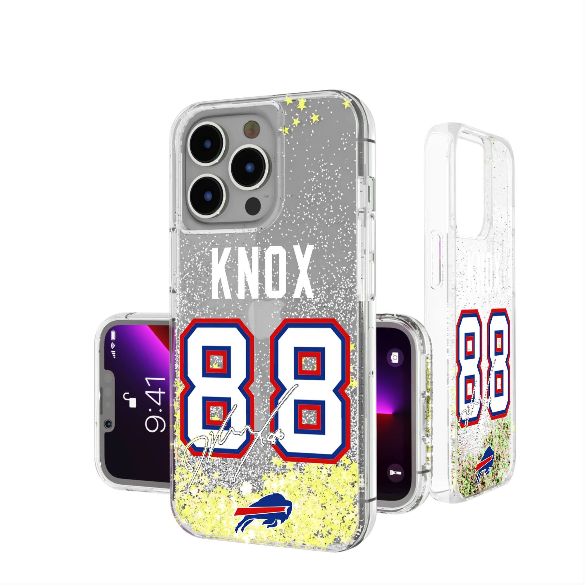 Keyscaper NFL Dawson Knox Buffalo Bills iPhone Glitter Phone Case 15 ...