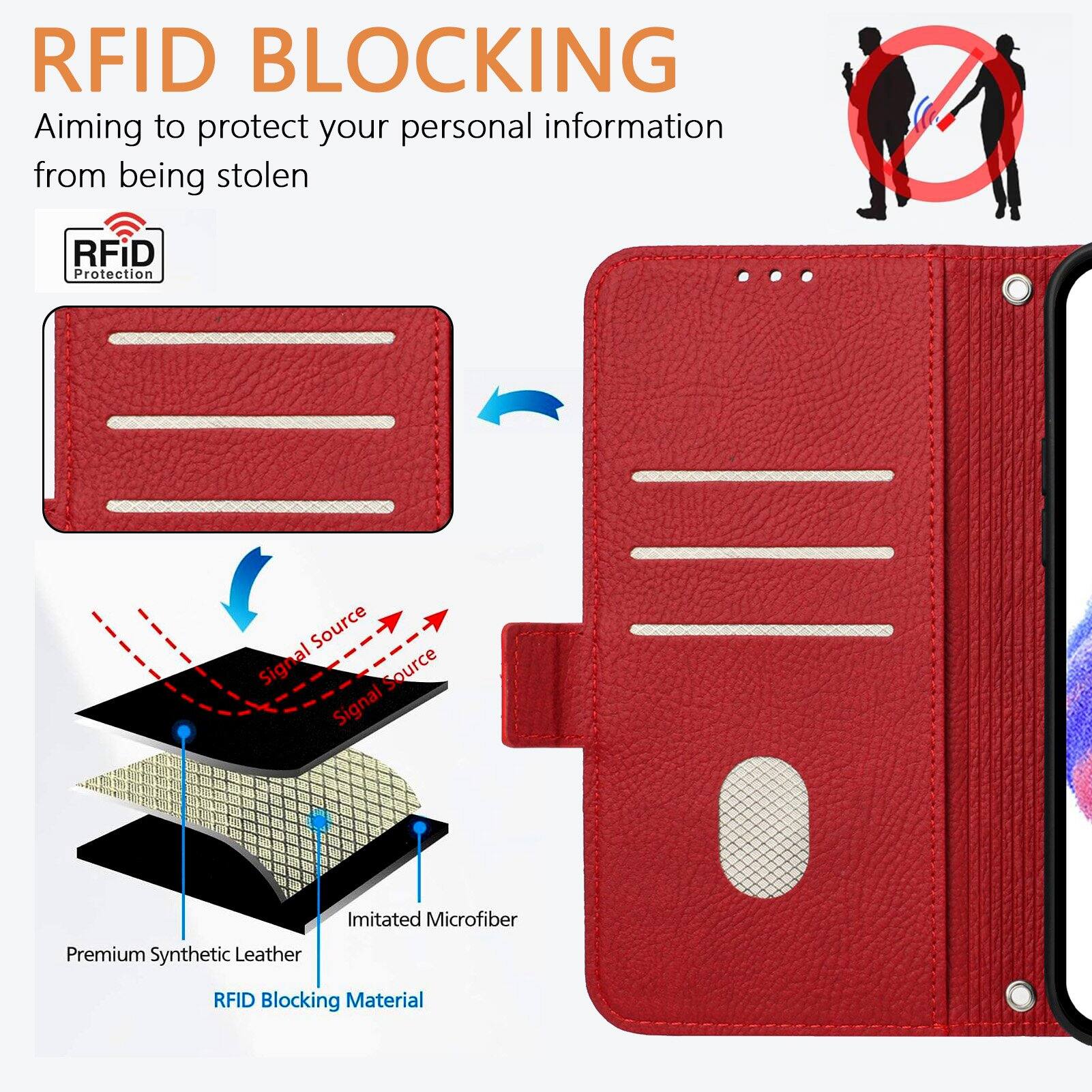 Dteck Embossed Texture Case for Samsung Galaxy S25 Edge,PU Leather Card ...