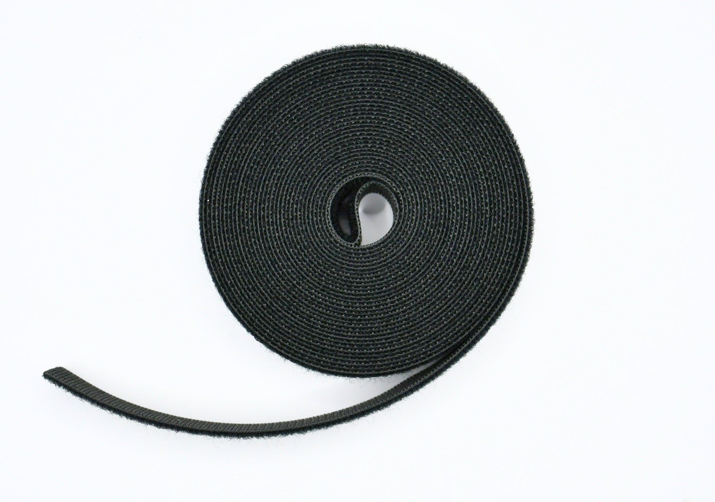 Grizzly Supply - 3/4” Hook and Loop Continuous Roll 15ft/roll - Black ...