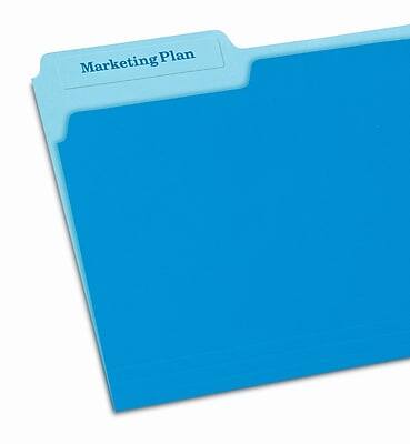 Avery Sure Feed Laser/Inkjet File Folder Labels, 2/3" x 3 7/16", Glossy ...