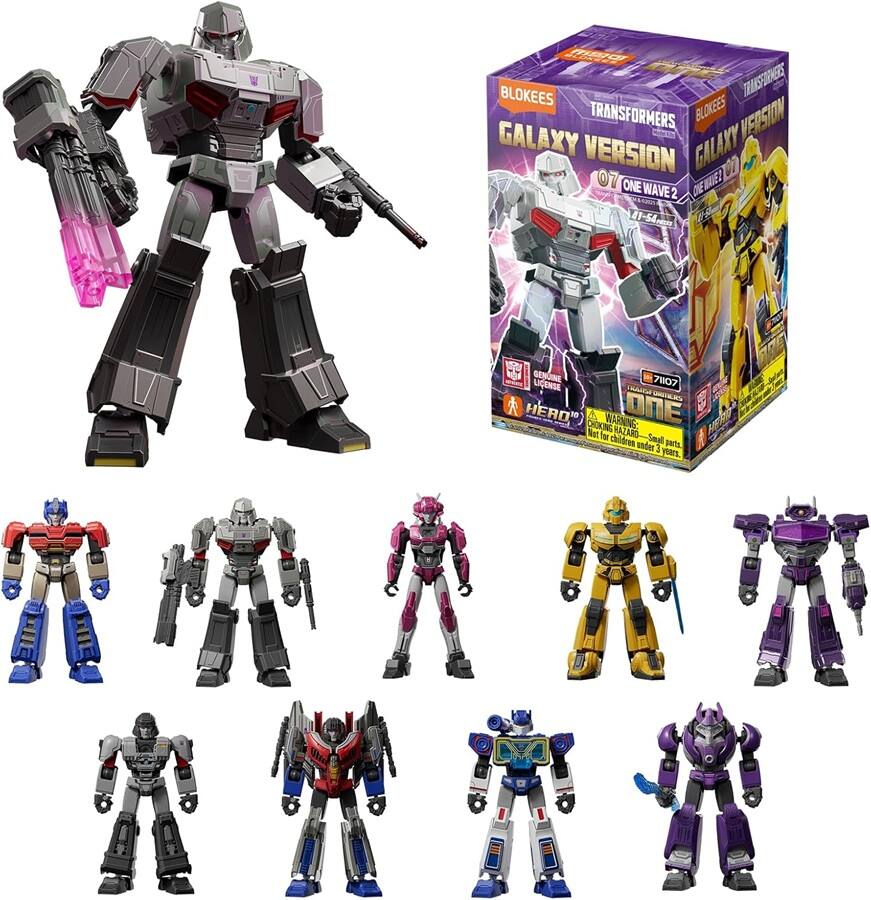 Galaxy Version Vol. 7 Box of 9 Blind Box Model Kits | Transformers ...
