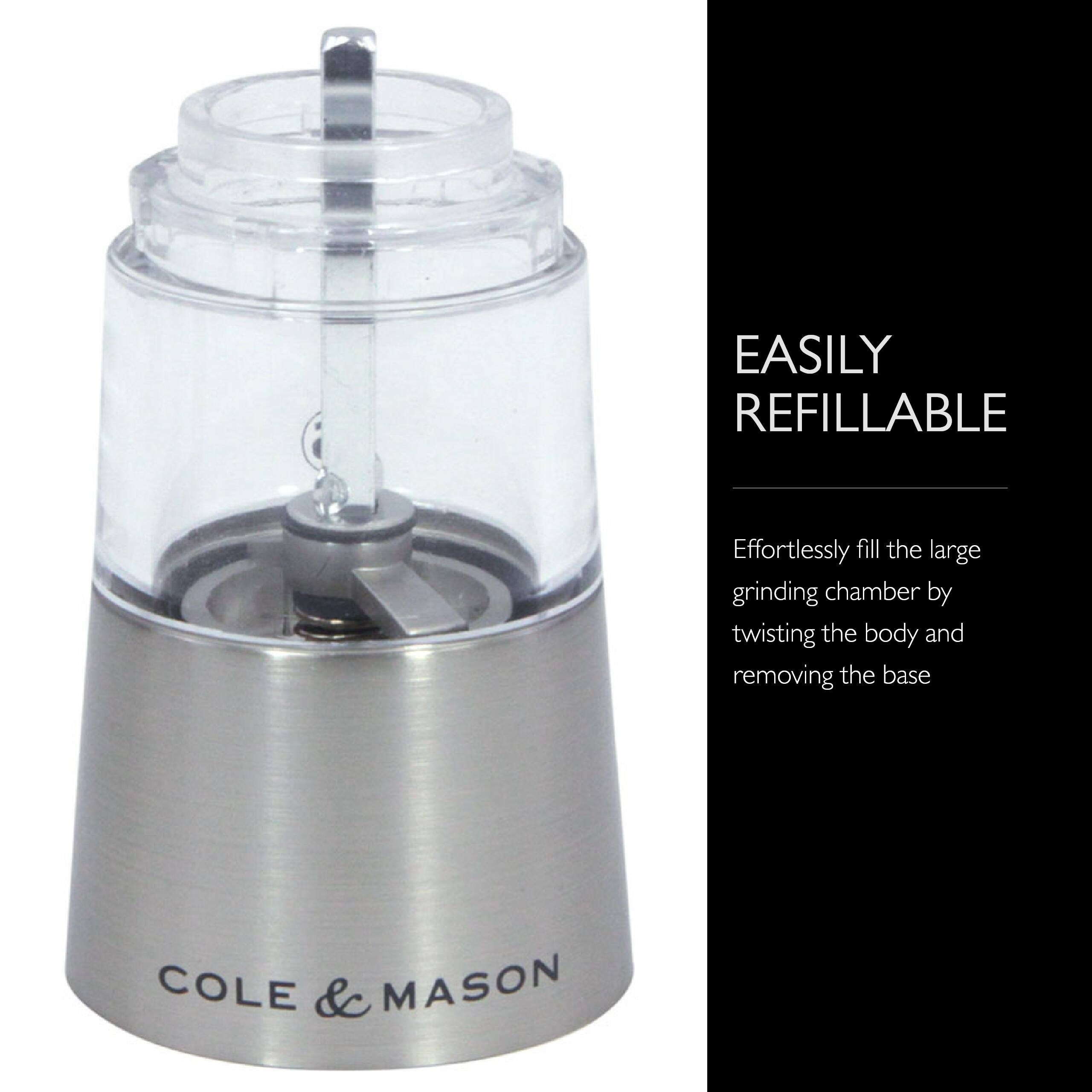 Cole & Mason Richmond Electric Salt & Pepper Mill Gift Set – One Touch ...