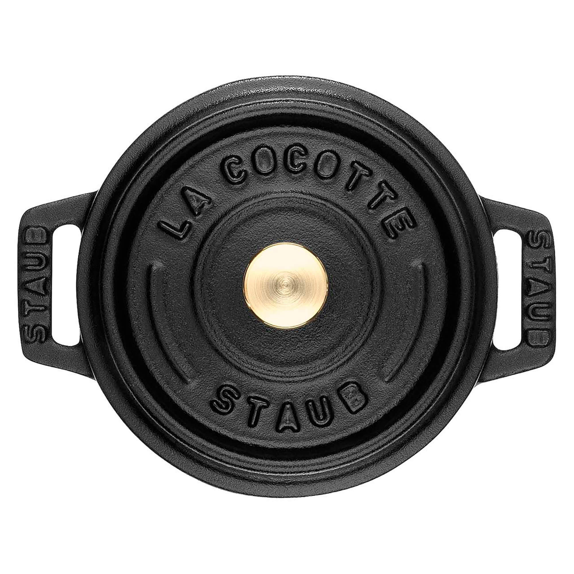 Staub Cast Iron Mini Round Cocotte, Dutch Oven, 0.25 quart, serves 1 ...