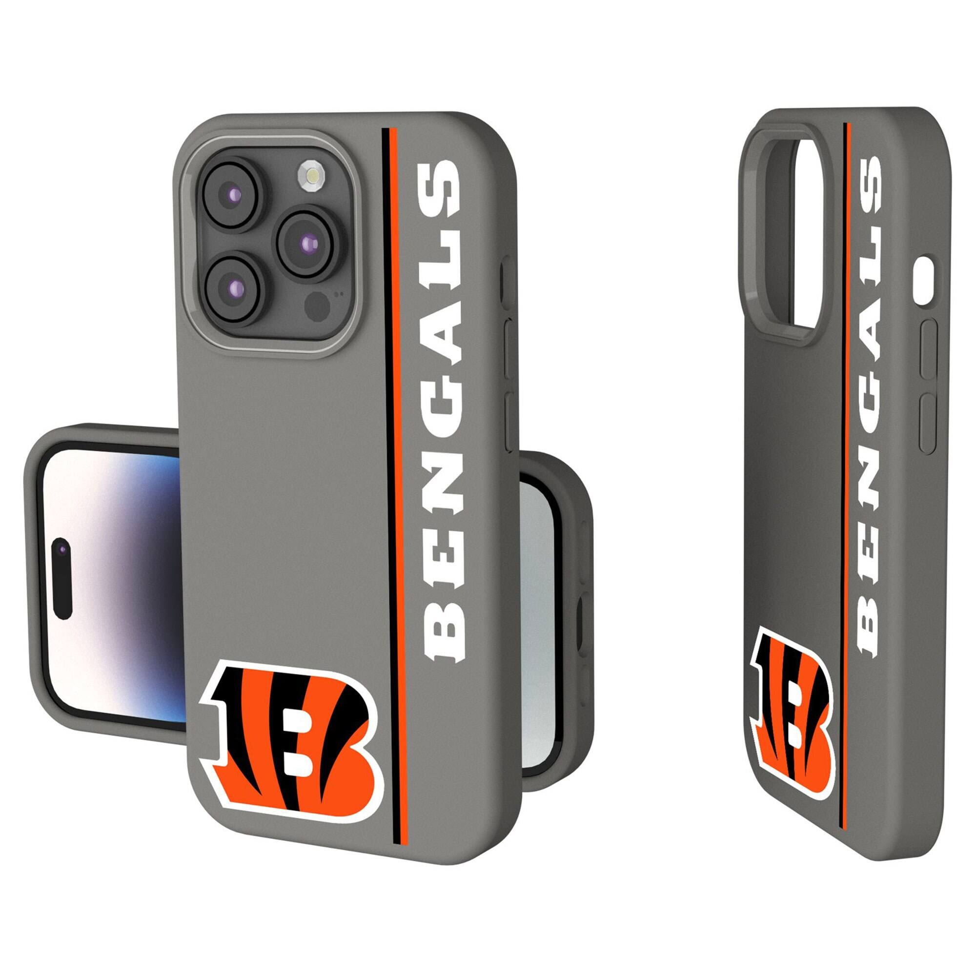 Keyscaper NFL Cincinnati Bengals iPhone Soft Touch Case 15 Pro Max Gray ...