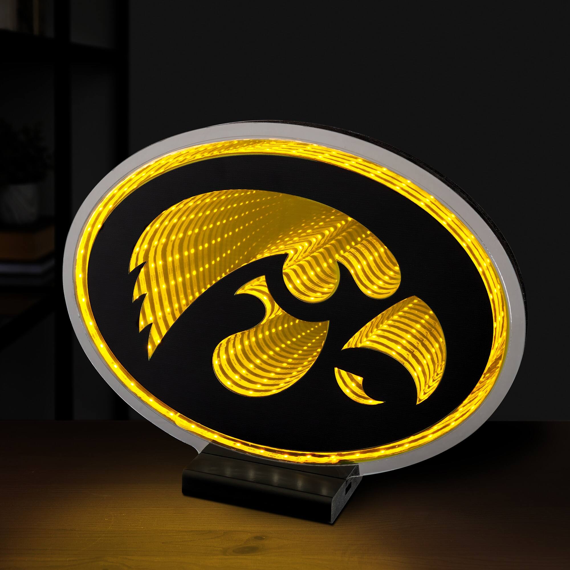 Sporticulture Iowa Hawkeyes LED Infinity Logo Light Yellow 203081447 ...