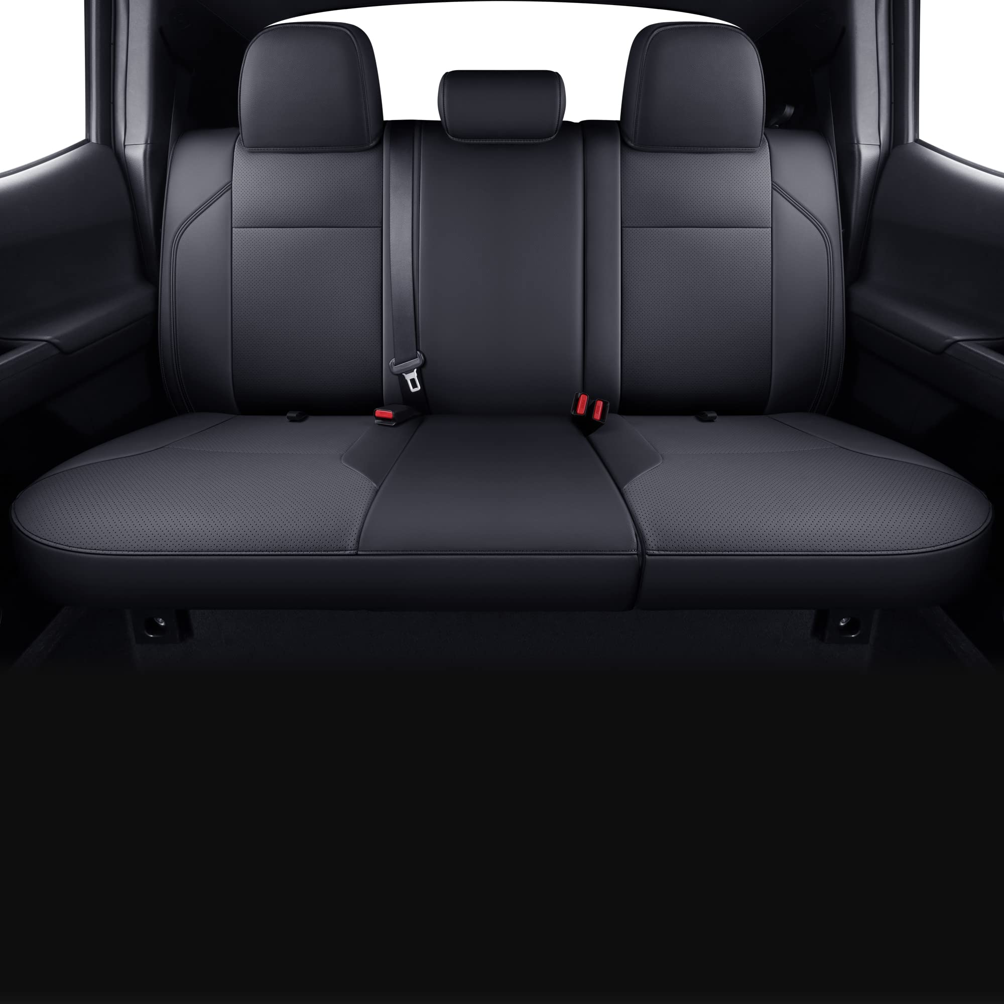 Empire DigiLabs Tacoma Custom Fit Seat Covers For Crew Cab With Faux Leather Camo Neoprene ...