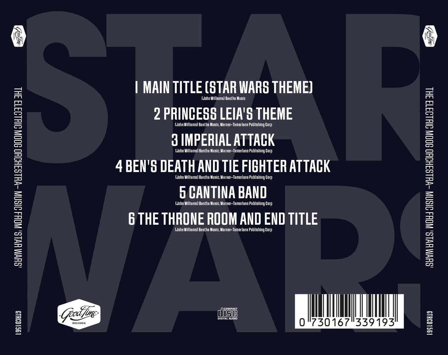 Electric Moog Orchestra Music from 'Star Wars' COMPACT DISCS [CD ...