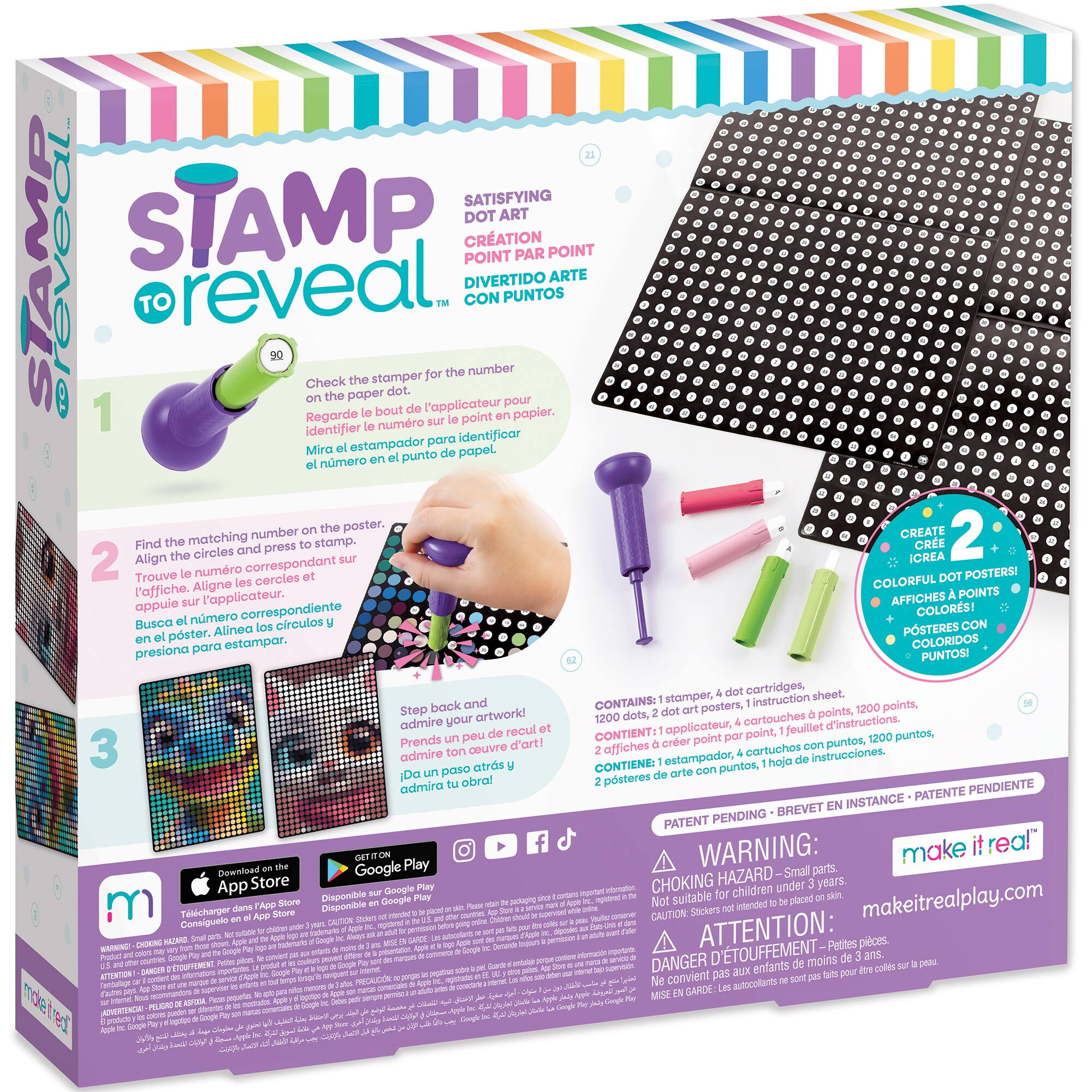 Make It Real Make It Real: Stamp To Reveal: 2 Characters Cool Cat ...