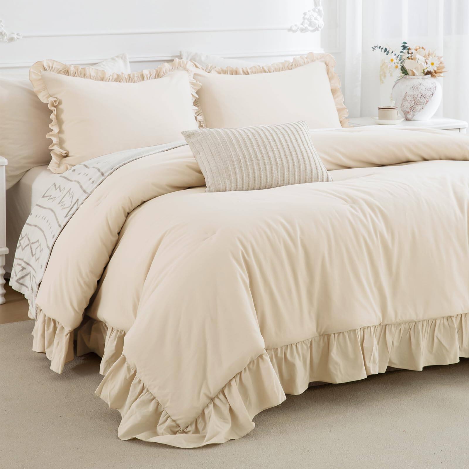 Paradigms Interiors Cotton Size Comforter Set Farmhouse Shabby Boho ...