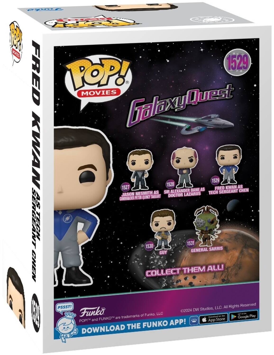 Funko POP! Movies: Galaxy Quest Fred Kwan Collectibles Multicolor ...