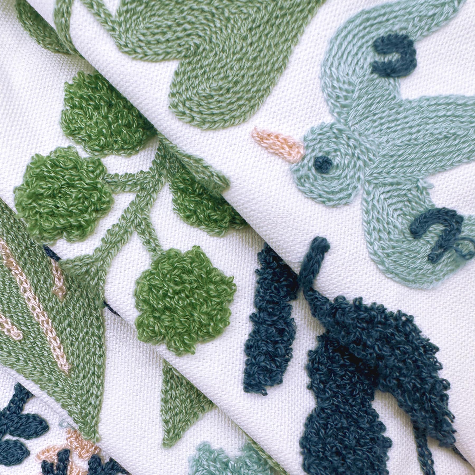 NICHOLAS KLEIN Floral Embroidered Summer Decorative Throw Pillow Covers ...