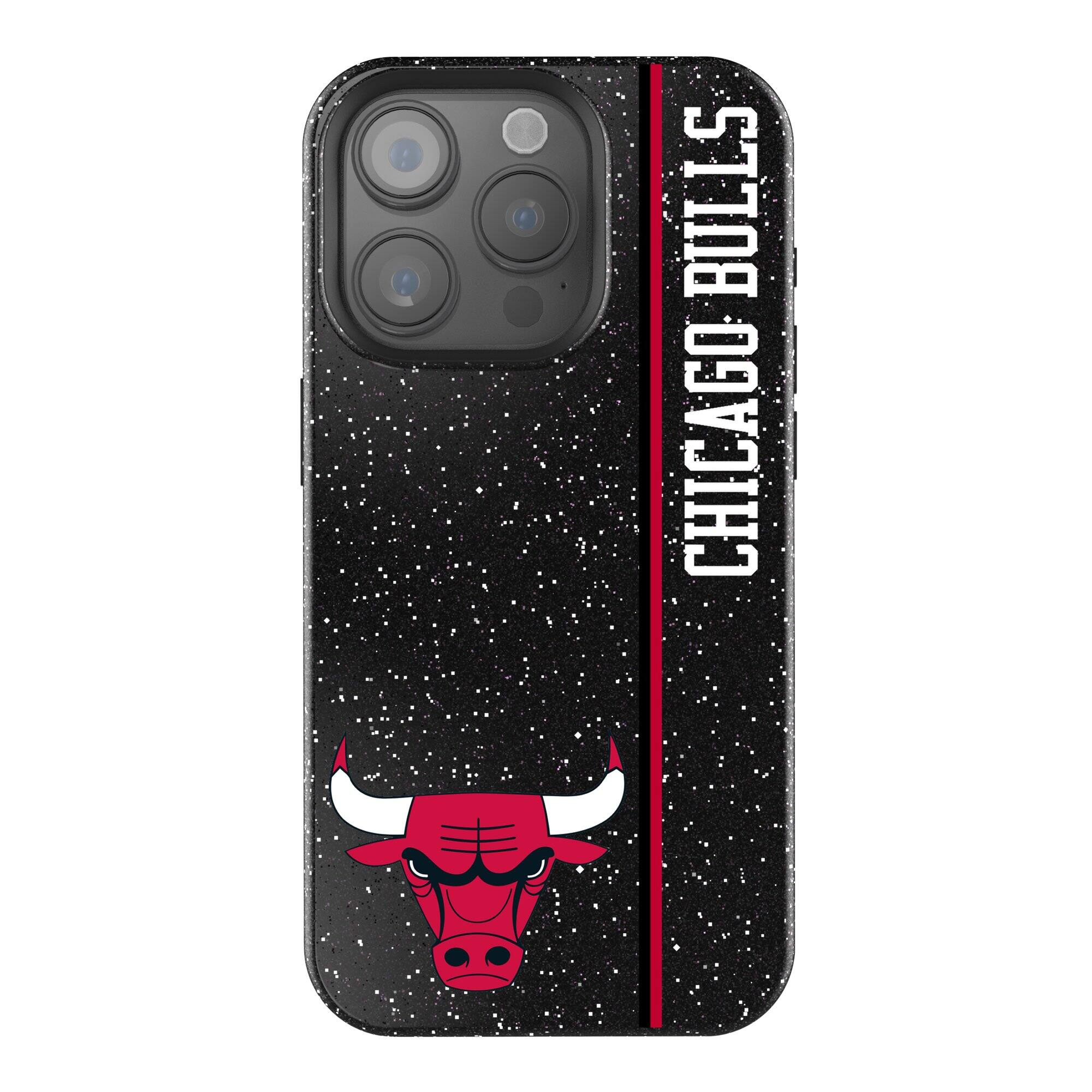 Keyscaper NBA Chicago Bulls Sidebar Bling iPhone Case 16 Pro Max Black ...