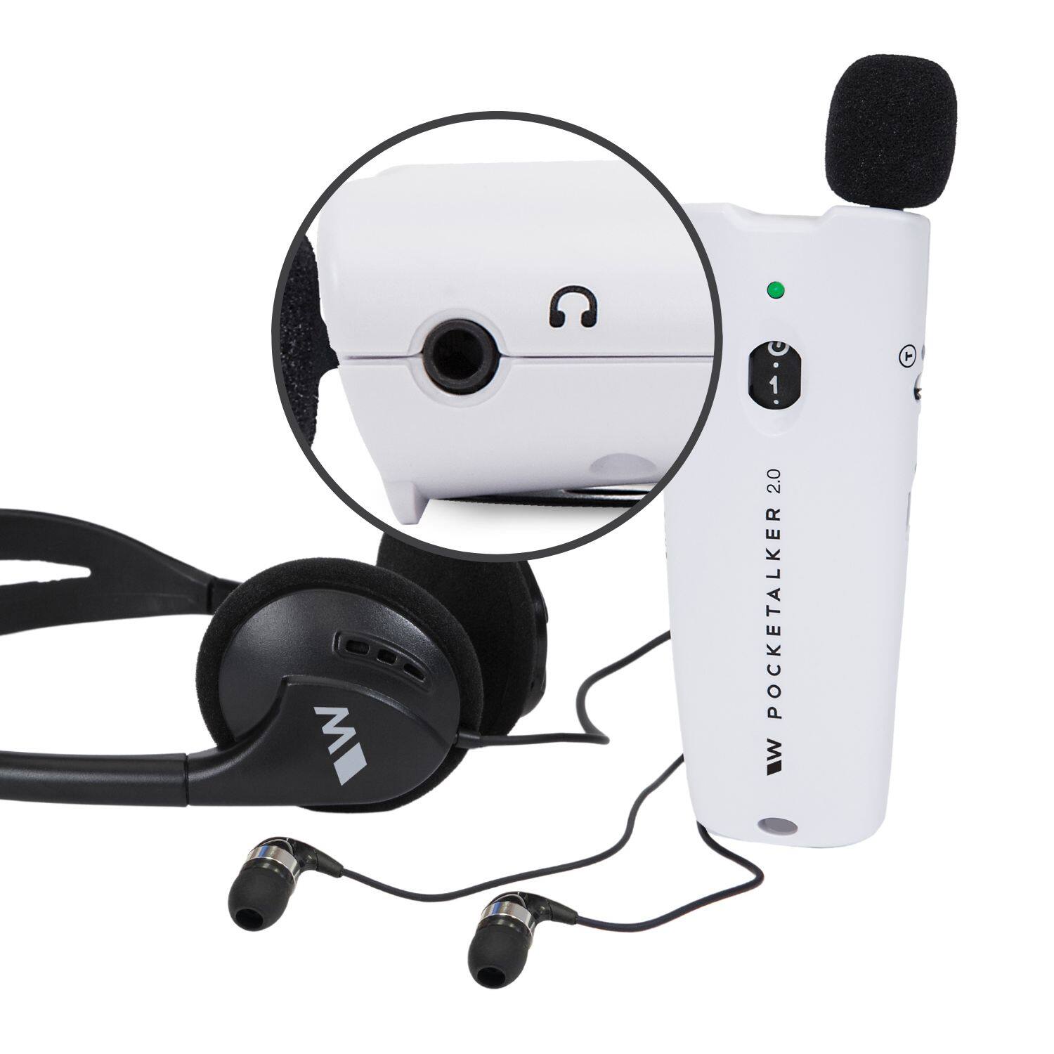 Best Buy: Williams Sound Pocketalker 2.0 Personal Amplifier White PKT 2 ...